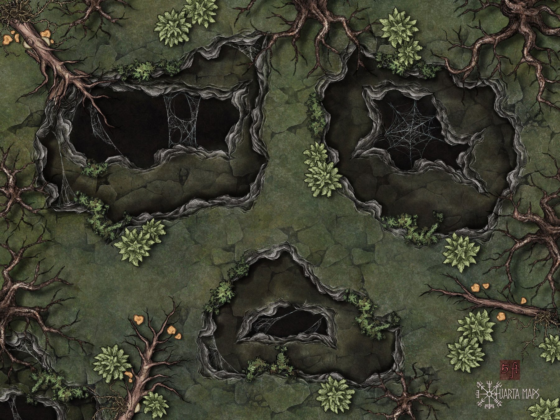 Spider Pits | Inkarnate - Create Fantasy Maps Online