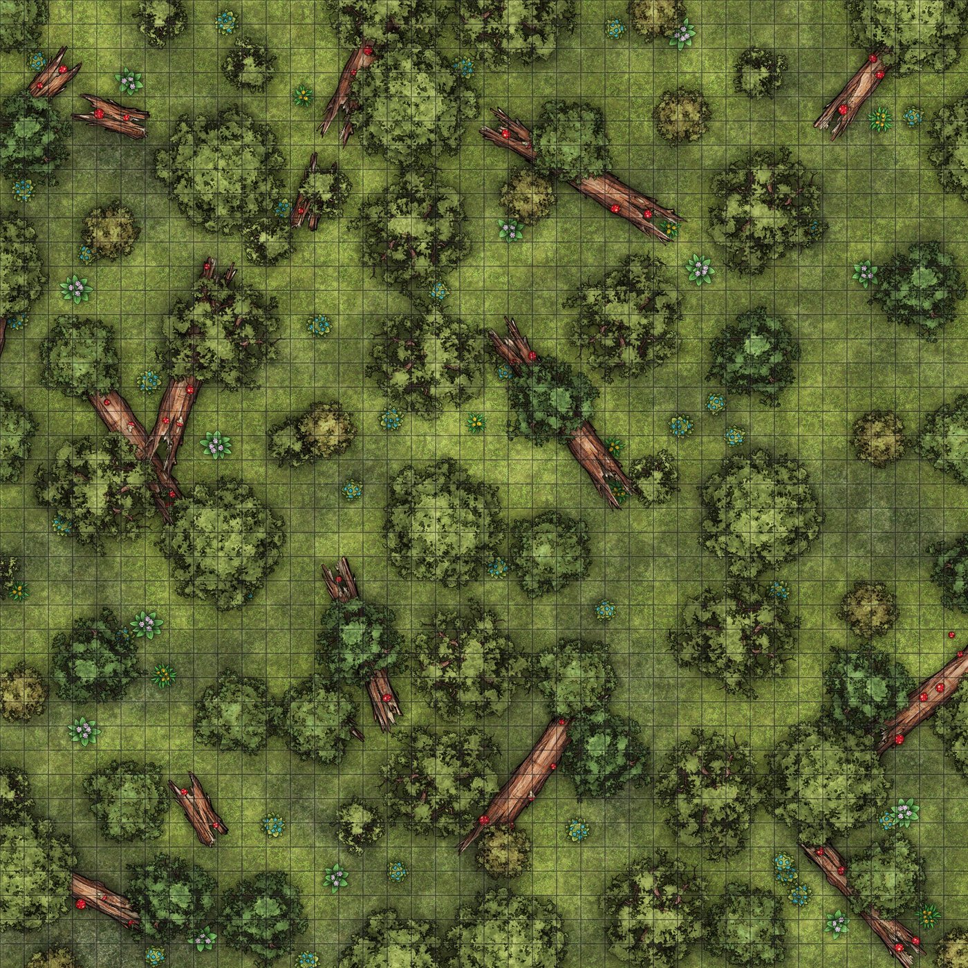 The Dark Woods | Inkarnate - Create Fantasy Maps Online