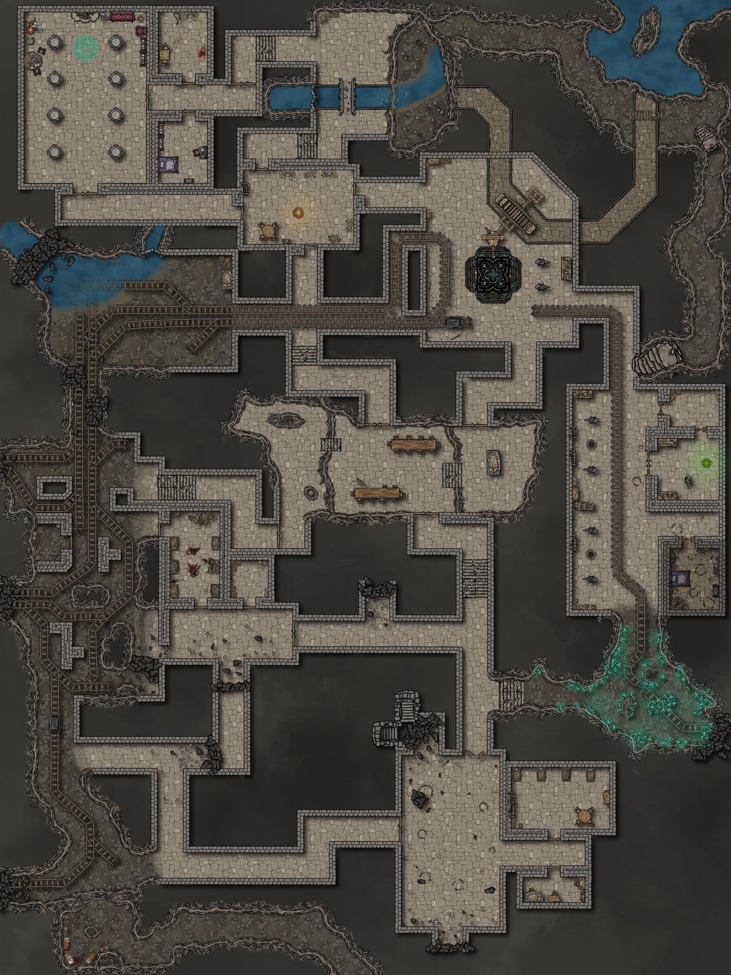 Wave Echo Cave | Inkarnate - Create Fantasy Maps Online