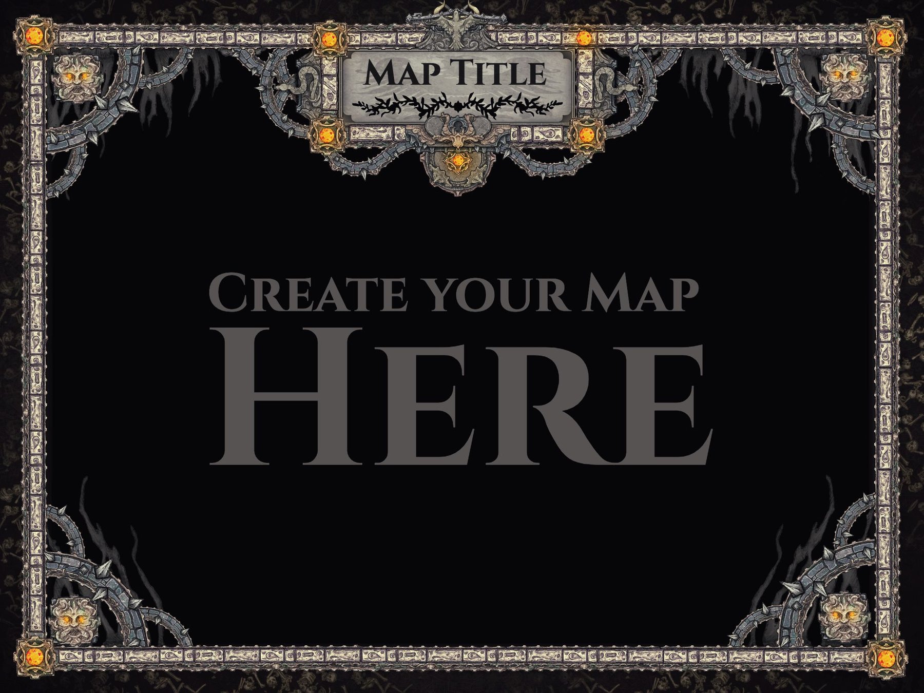 Gothic Horror Frame | Inkarnate - Create Fantasy Maps Online