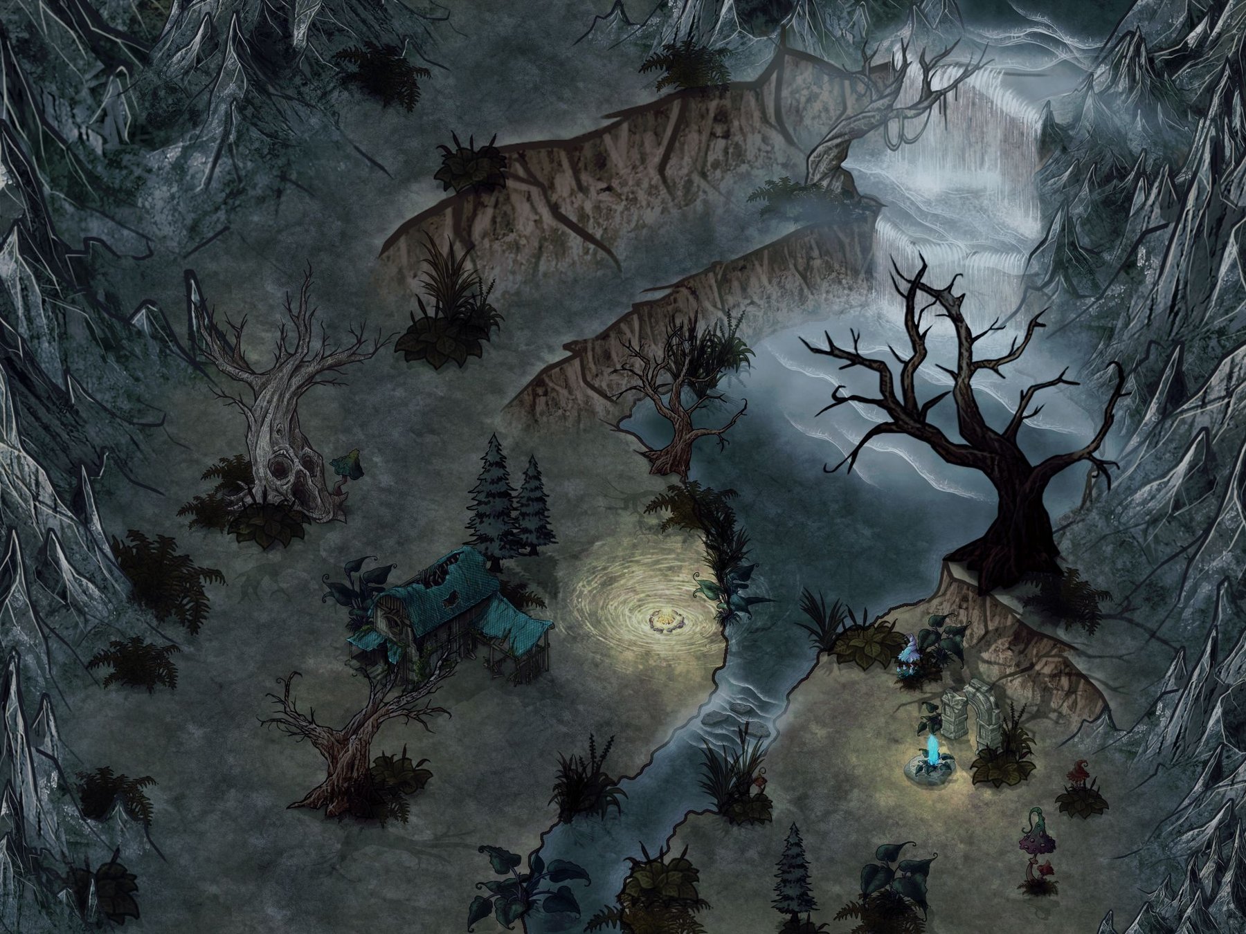 Druid's Grove - Shadowfell | Inkarnate - Create Fantasy Maps Online