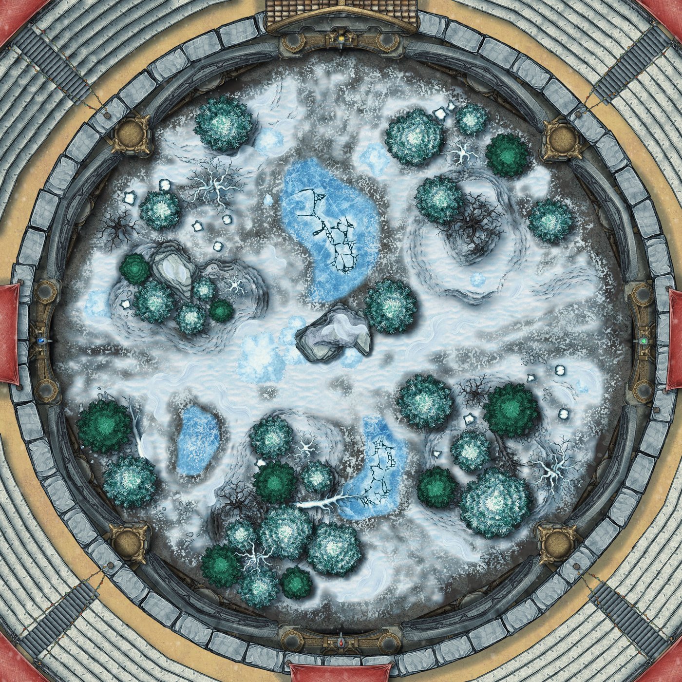 Arena Arctic | Inkarnate - Create Fantasy Maps Online