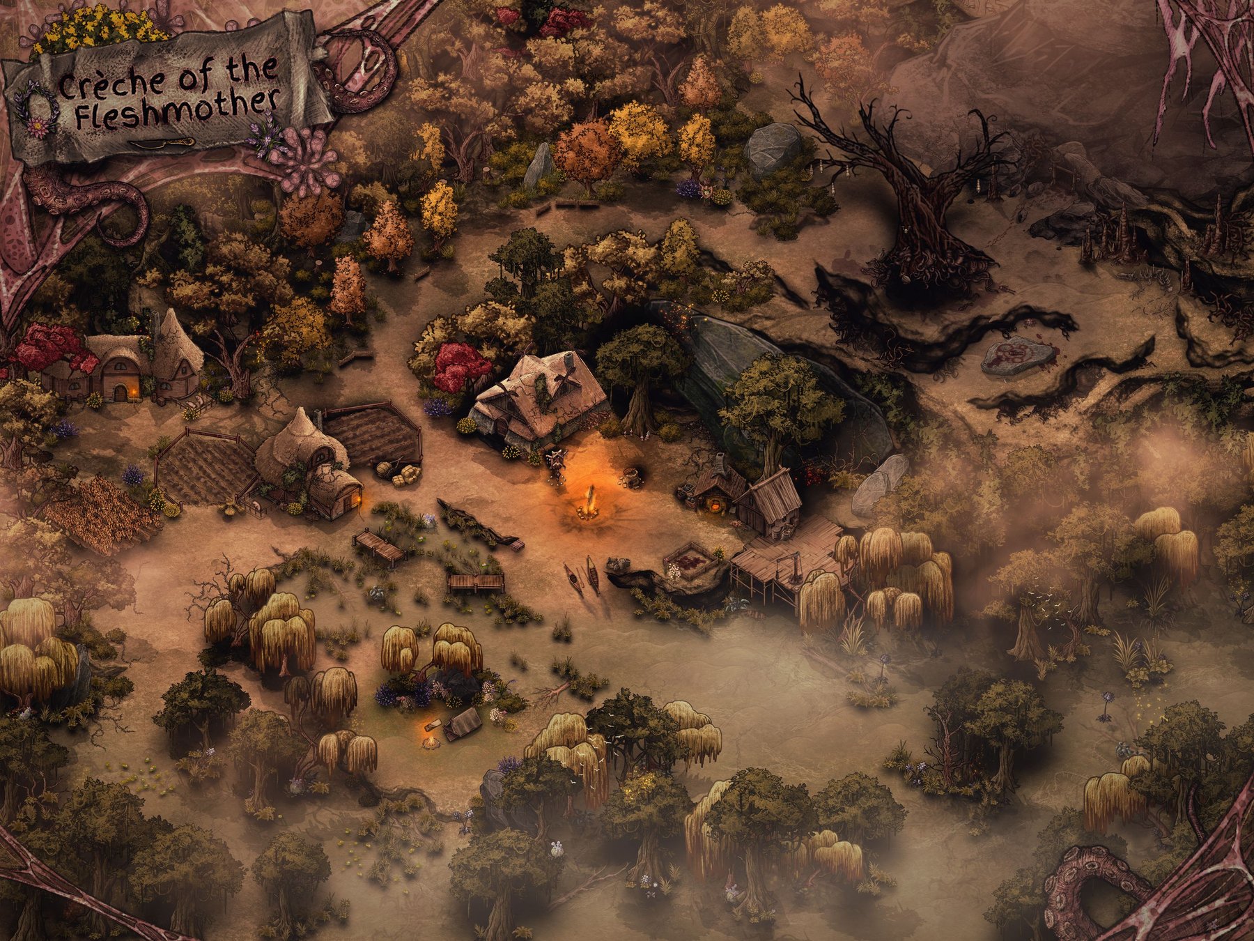 Crèche of the Fleshmother | Inkarnate - Create Fantasy Maps Online