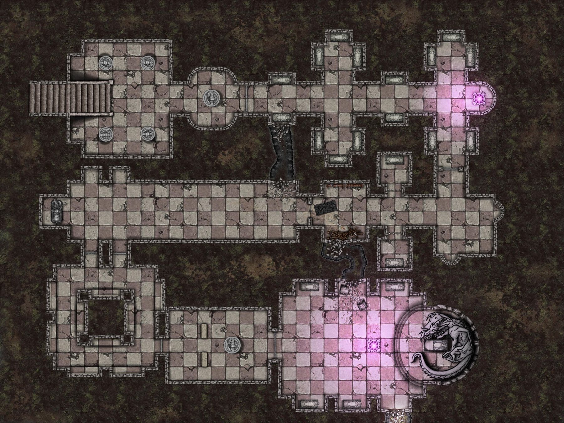 Dragonlance: Raided Catacombs | Inkarnate - Create Fantasy Maps Online