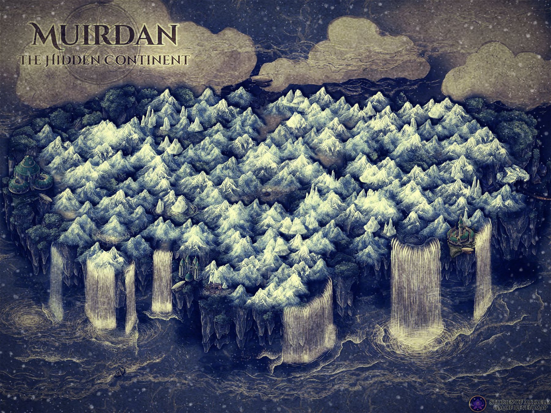 Hidden Continent | Inkarnate - Create Fantasy Maps Online