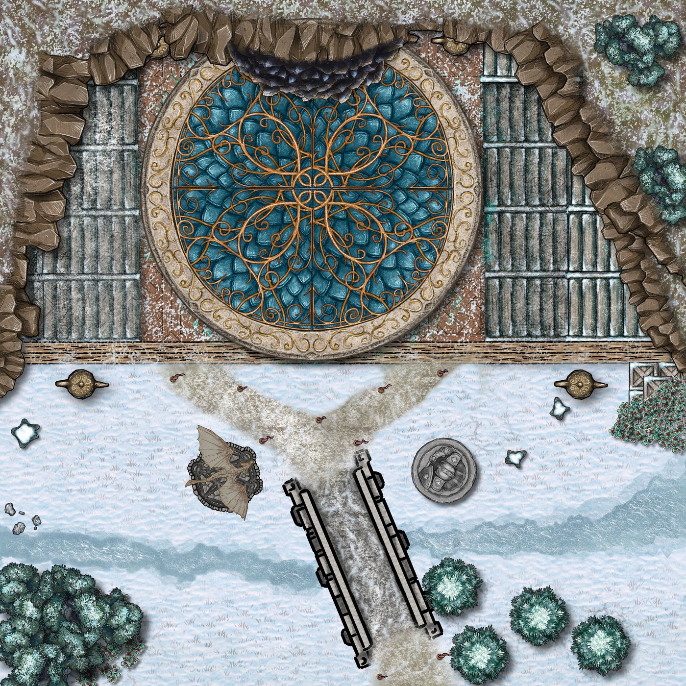 Winter Performance Stage | Inkarnate - Create Fantasy Maps Online