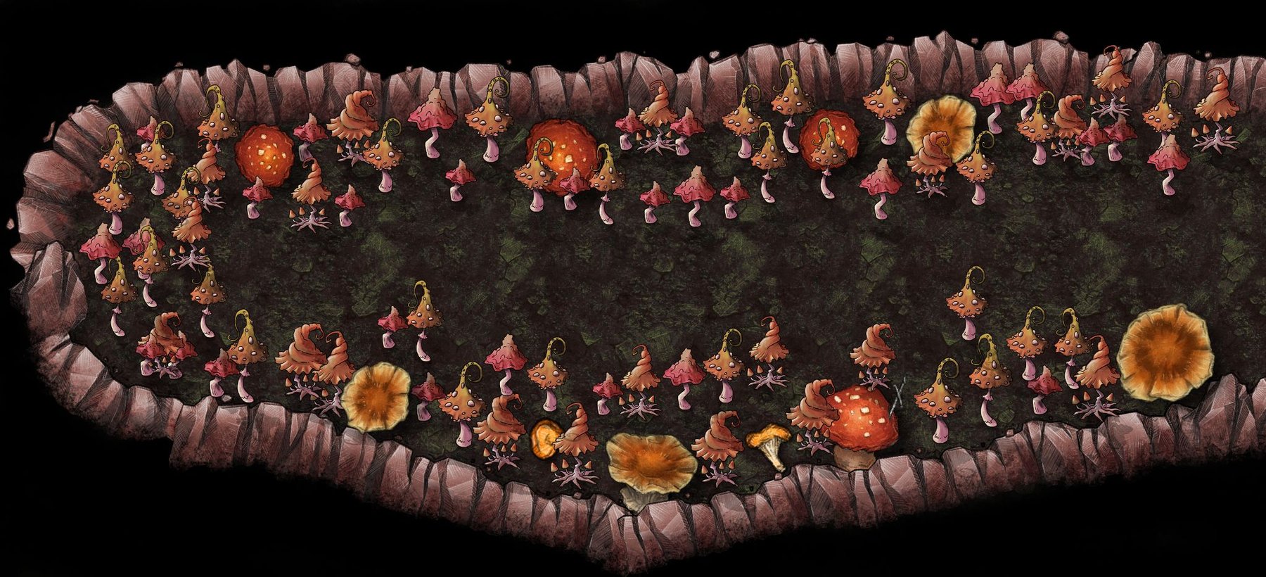 Myconids Lair | Inkarnate - Create Fantasy Maps Online