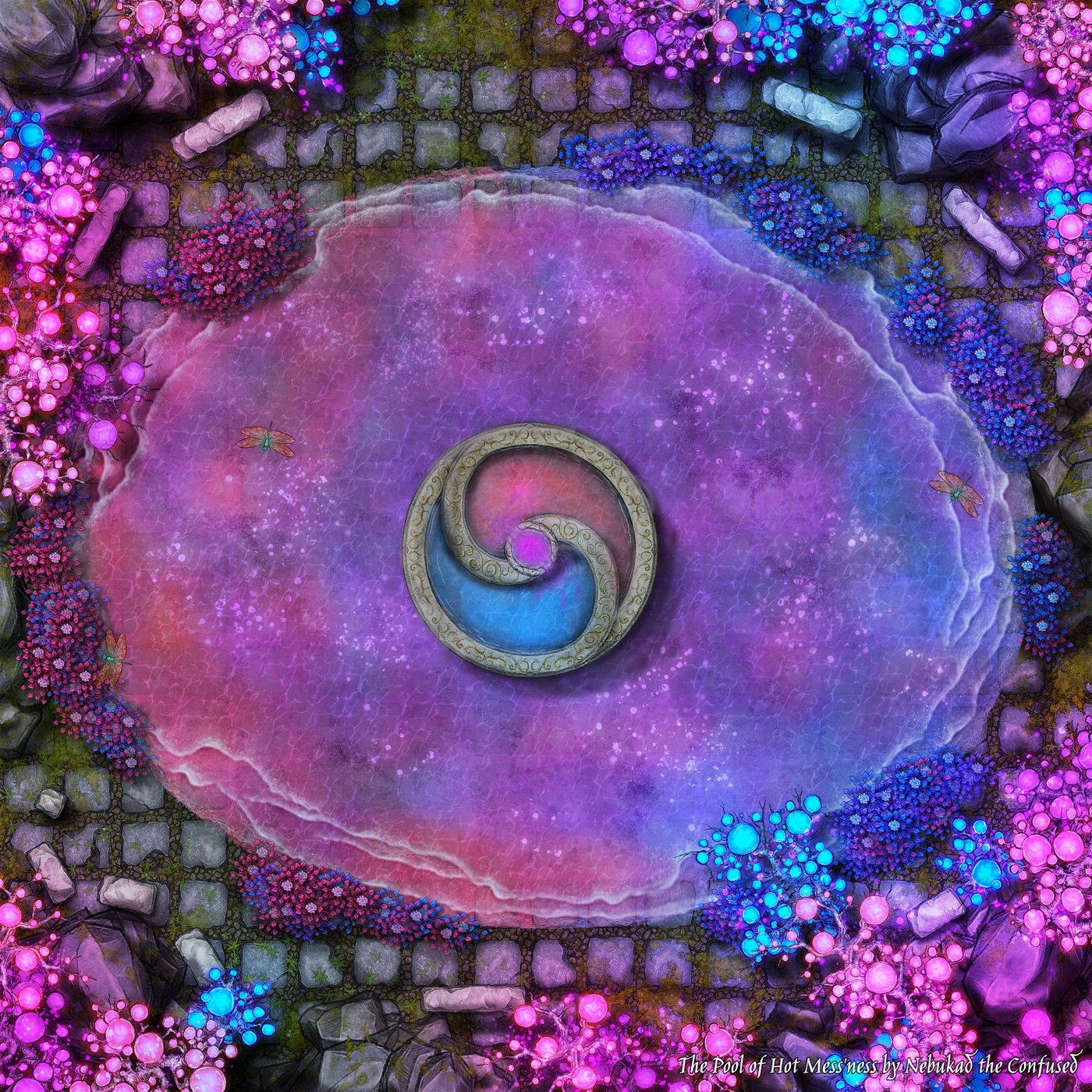 The Fey Pool of Hot Mess'ness | Inkarnate - Create Fantasy Maps Online