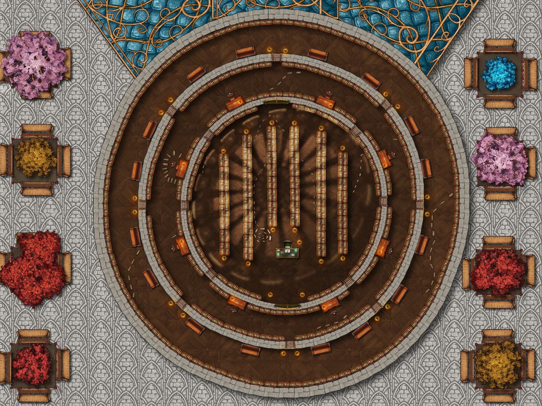 elven city library | Inkarnate - Create Fantasy Maps Online