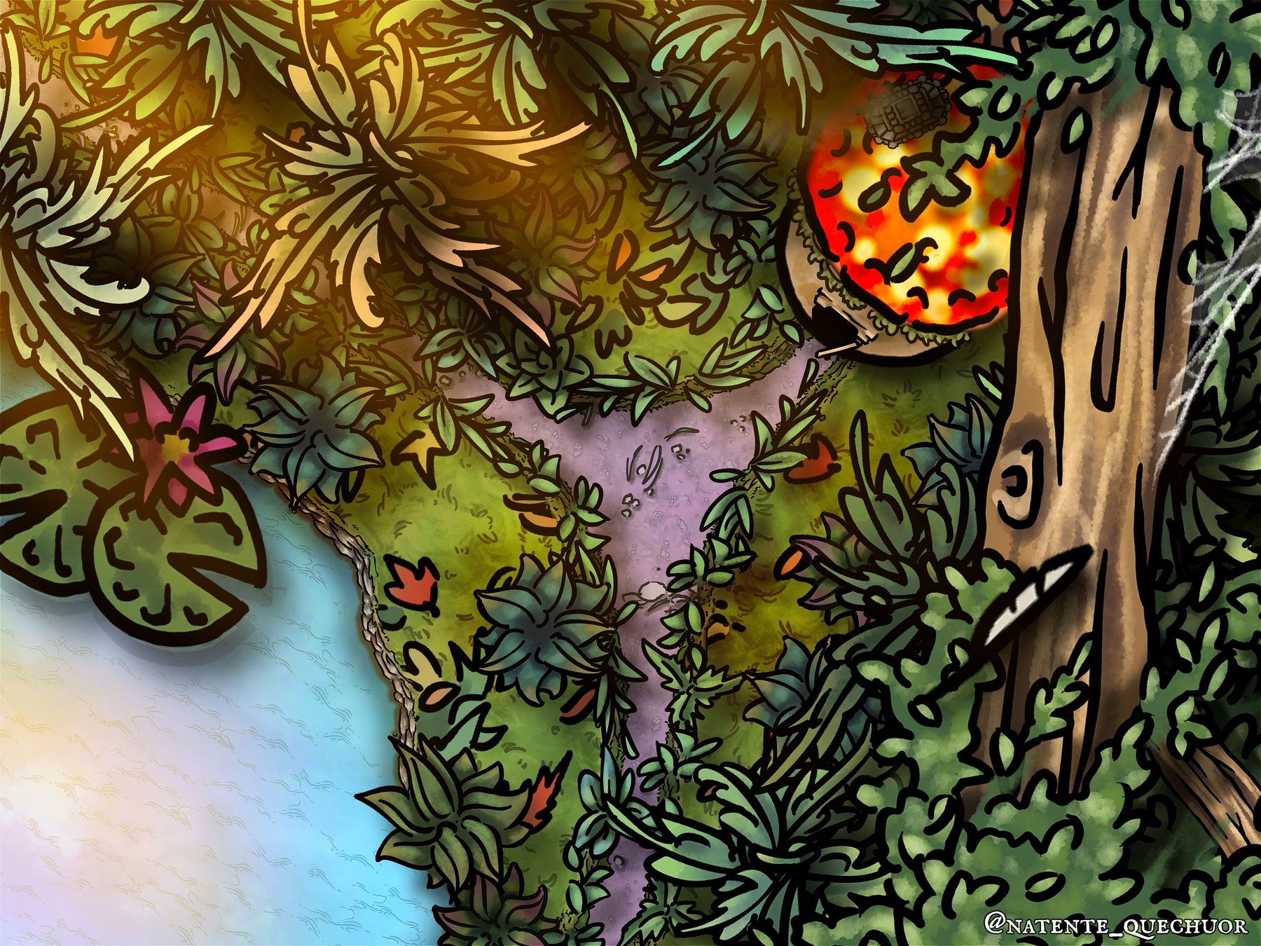 Enchanted forest | Inkarnate - Create Fantasy Maps Online