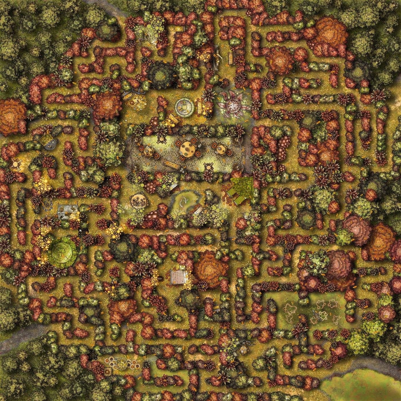 The Fey Labyrinth | Inkarnate - Create Fantasy Maps Online