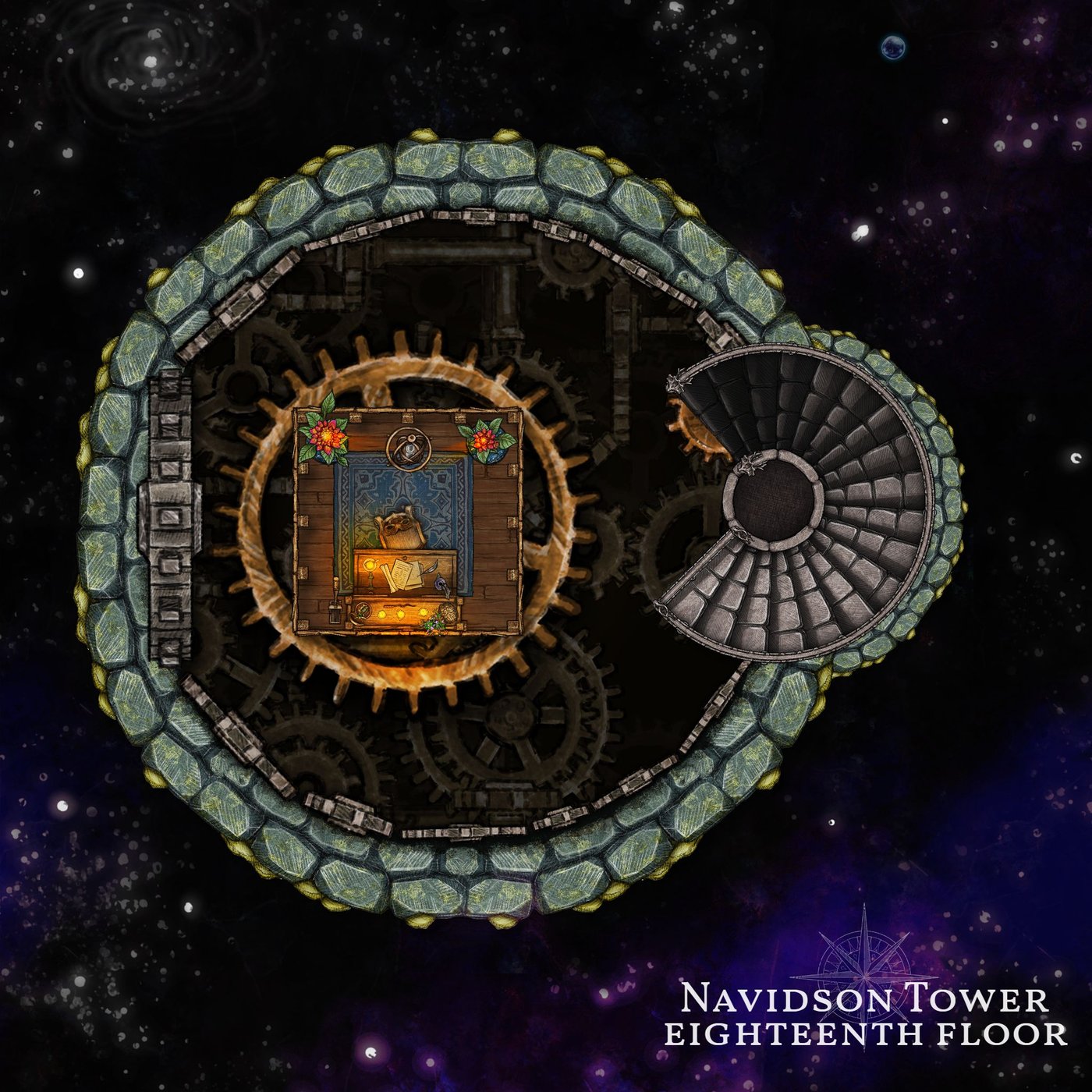 Dungeon 23: Eighteenth Floor | Inkarnate - Create Fantasy Maps Online
