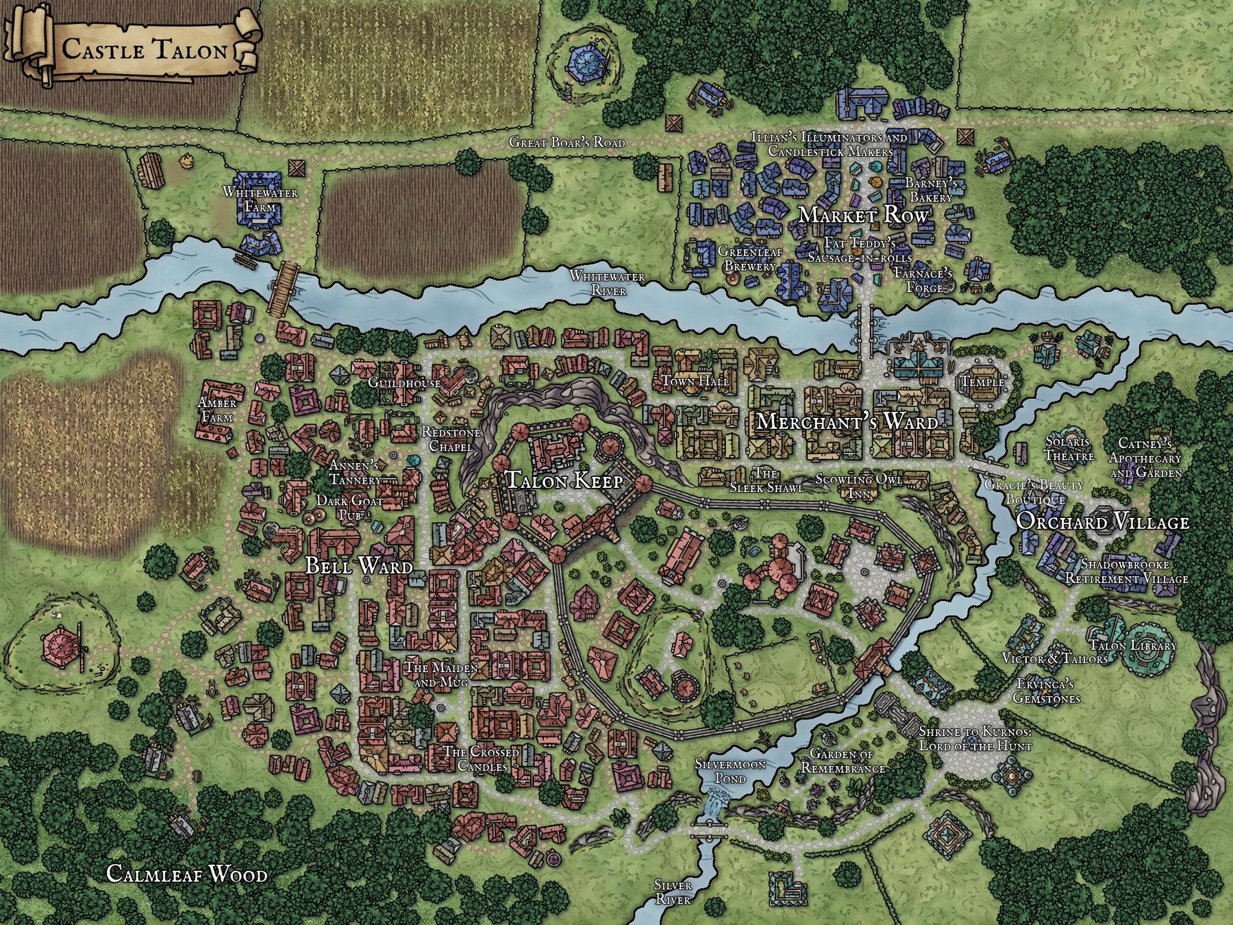 Castle Talon | Inkarnate - Create Fantasy Maps Online