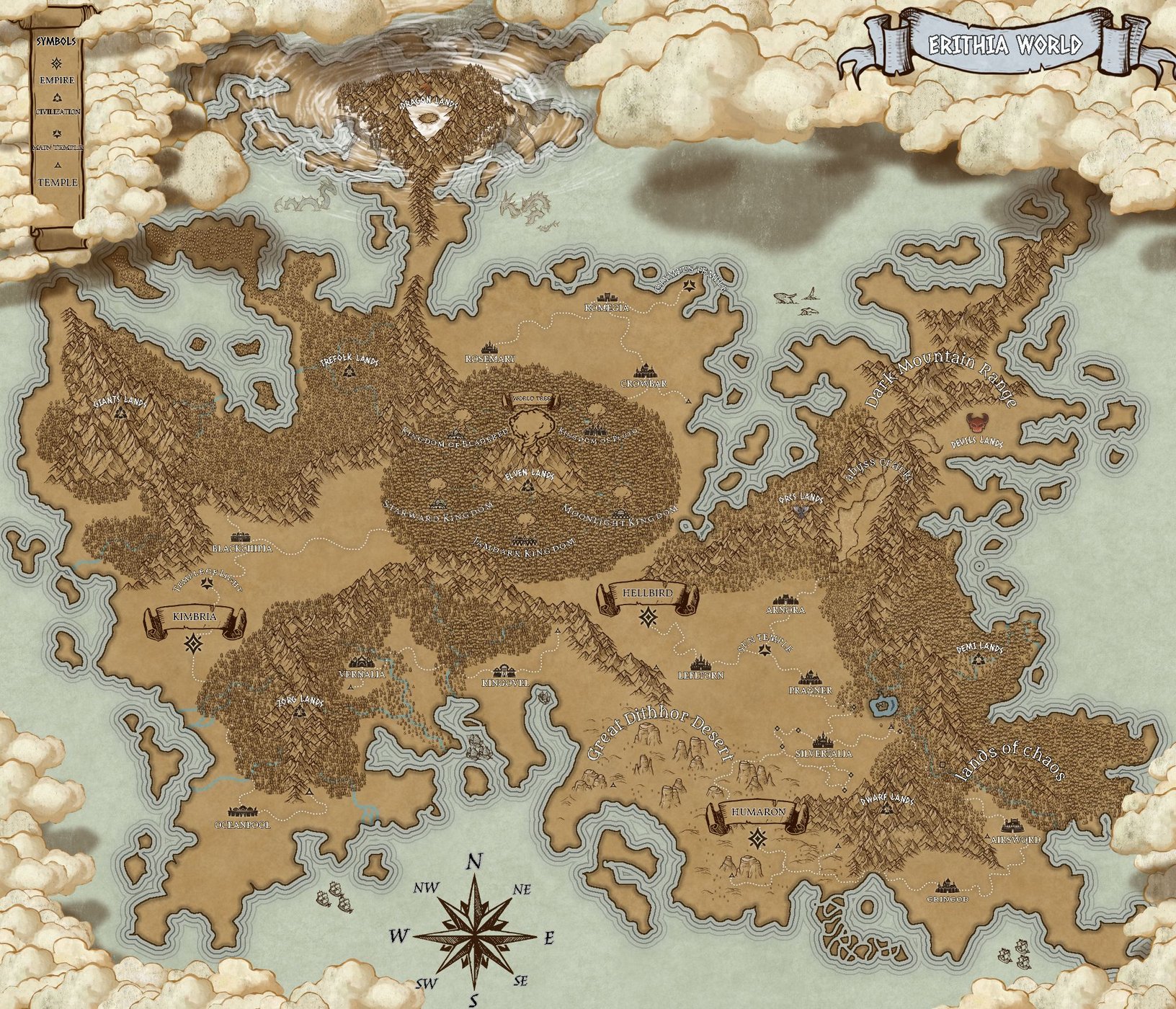 ERITHIA WORLD ( 2 ) | Inkarnate - Create Fantasy Maps Online