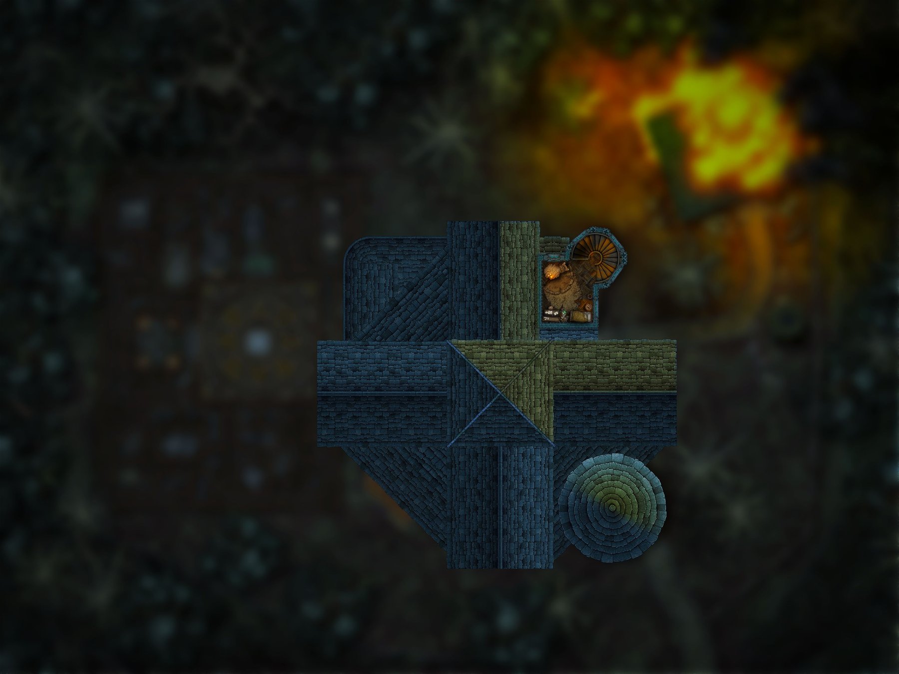 Horror House Level 3 | Inkarnate - Create Fantasy Maps Online