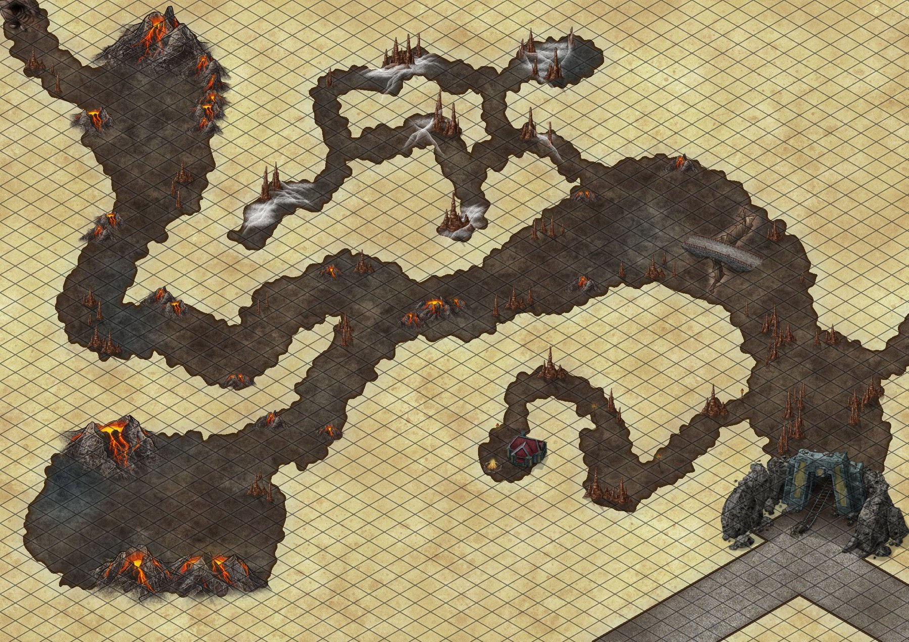 The Way of Kings Firelink Mine | Inkarnate - Create Fantasy Maps Online