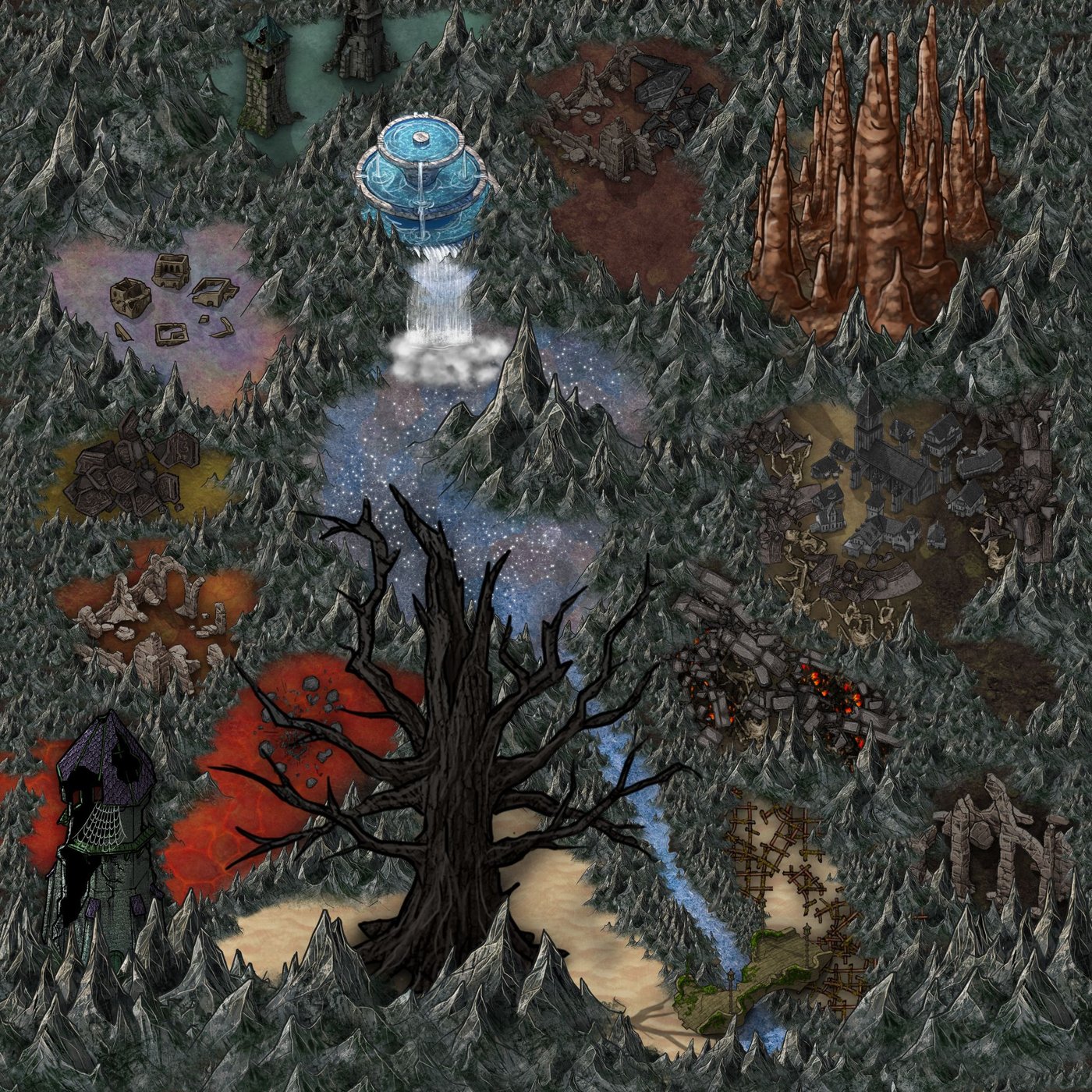 Cosmos | Inkarnate - Create Fantasy Maps Online