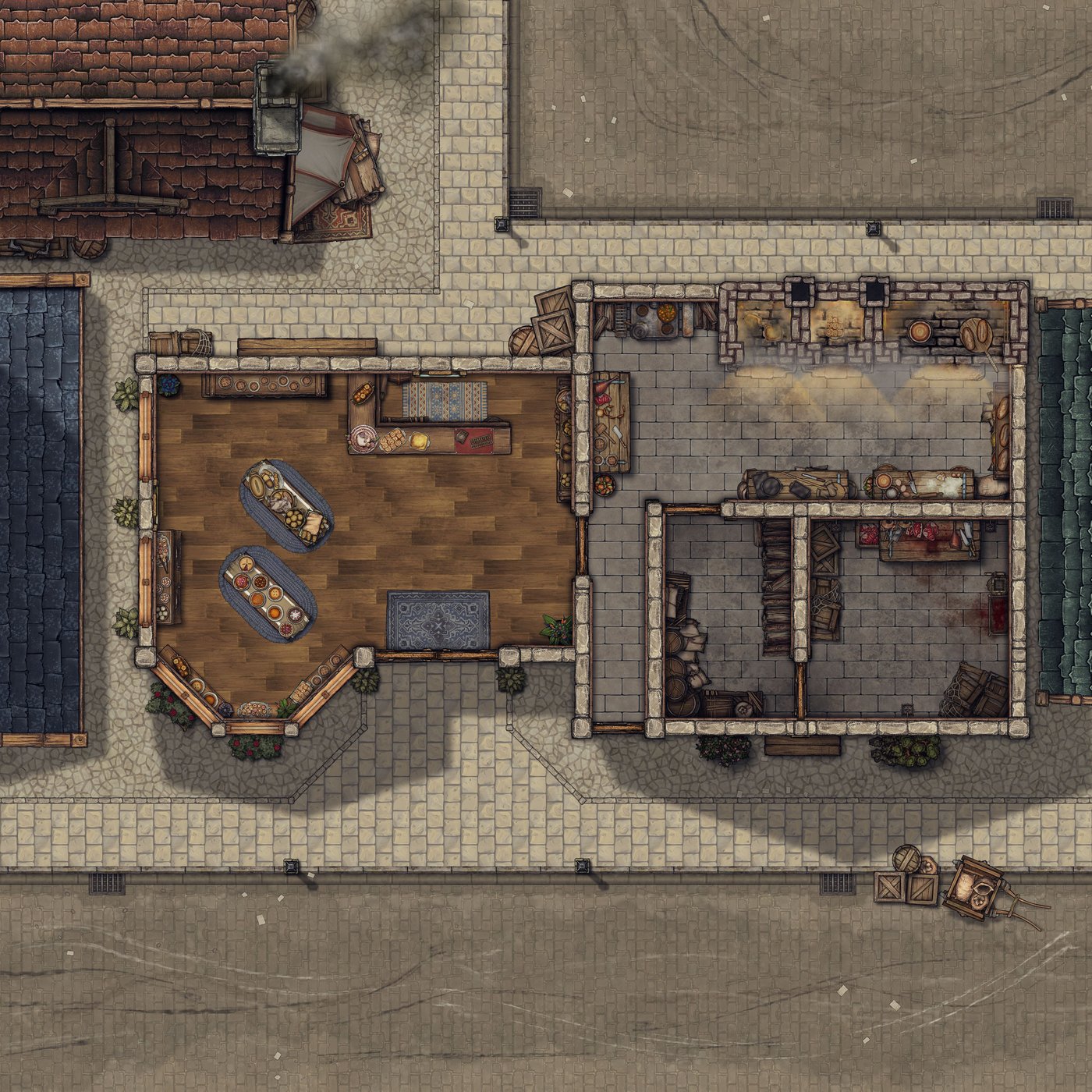 Urban Bakery | Inkarnate - Create Fantasy Maps Online