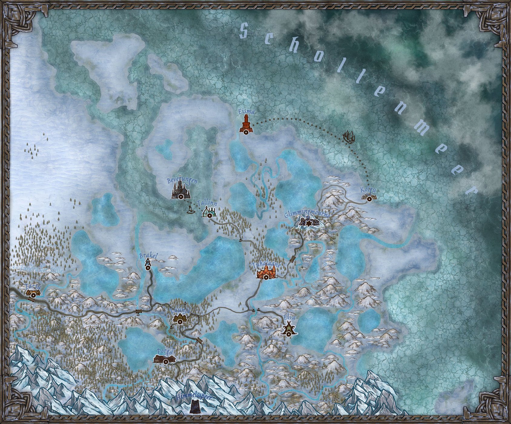 WK - Glimmingmourne Area - local map | Inkarnate - Create Fantasy Maps ...