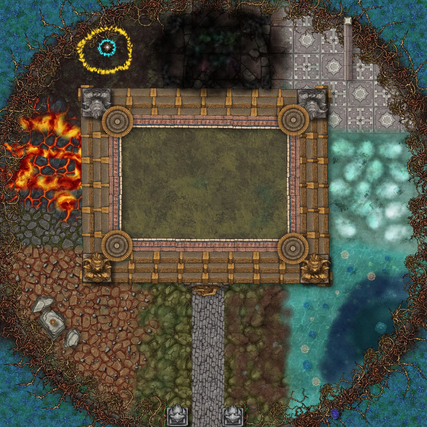 Temple Of Nature | Inkarnate - Create Fantasy Maps Online