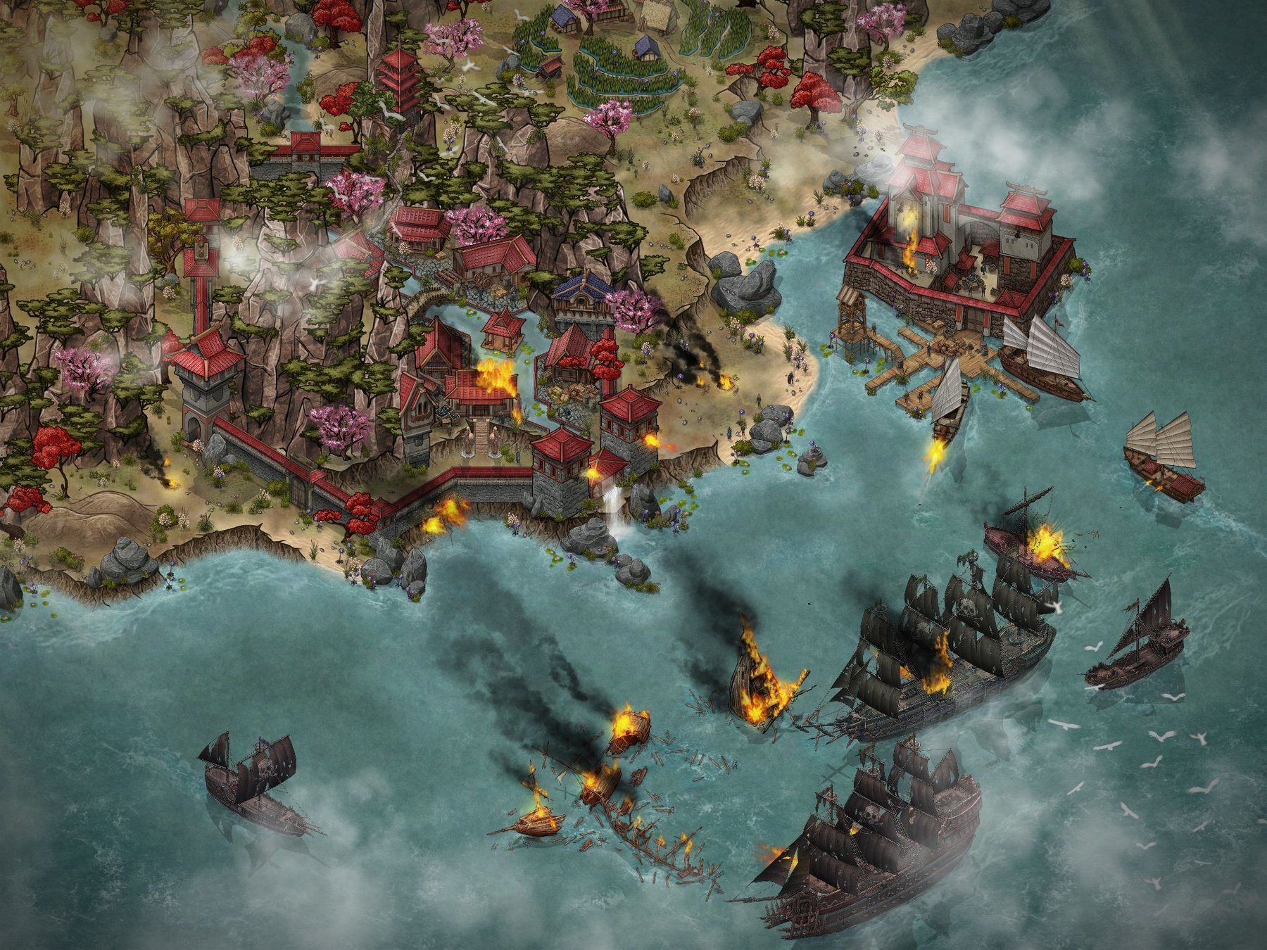 Pirates meet with Eastern islanders' hospitality | Inkarnate - Create ...