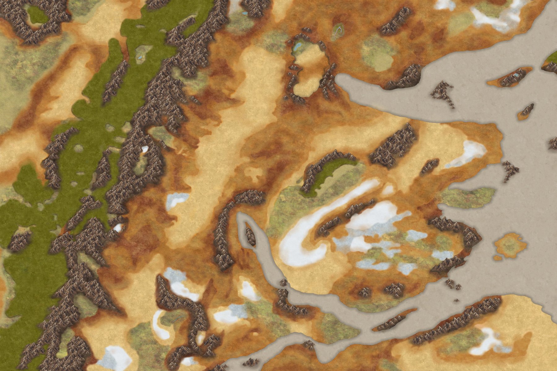 Athas Unmarked | Inkarnate - Create Fantasy Maps Online