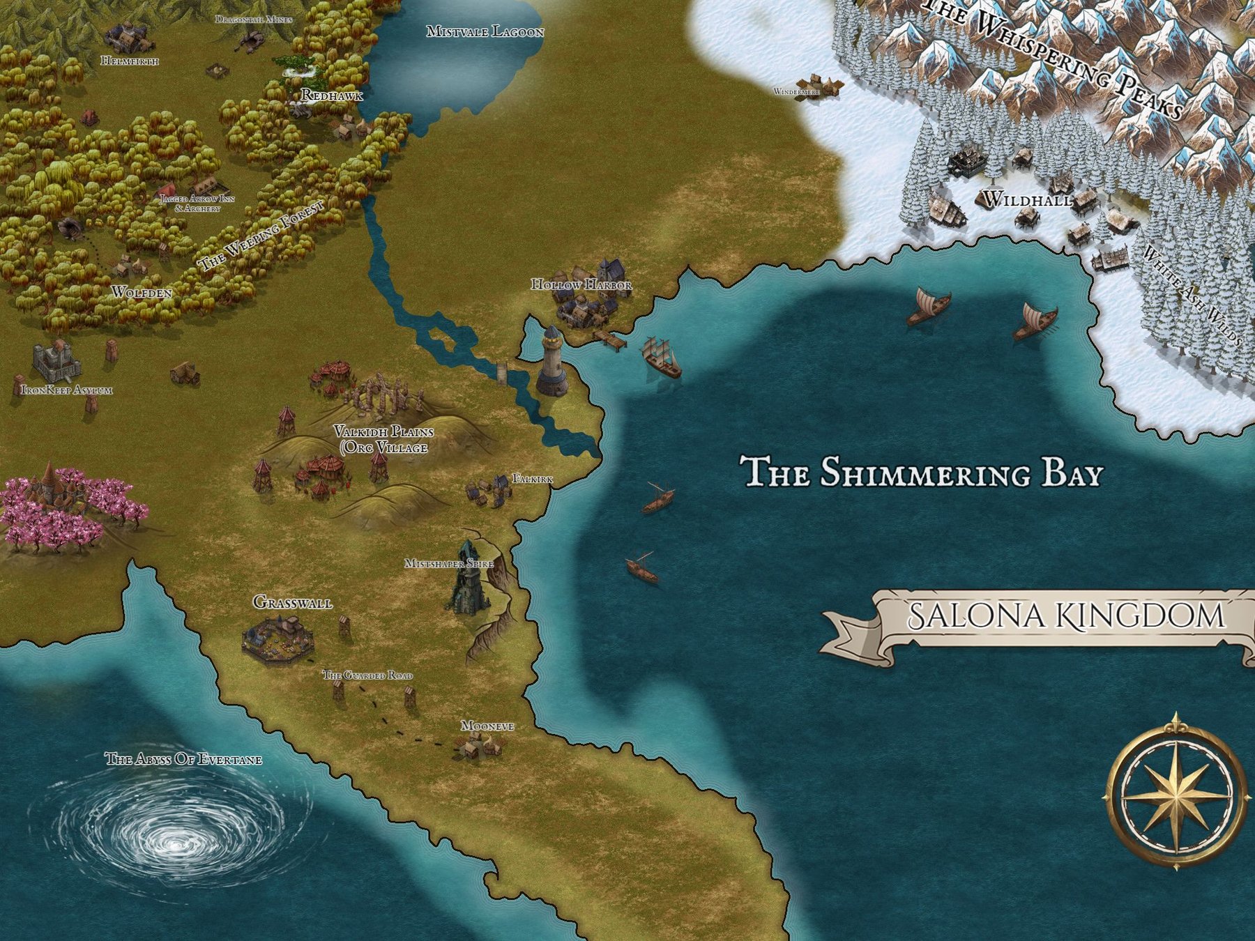 Salona Kingdom | Inkarnate - Create Fantasy Maps Online