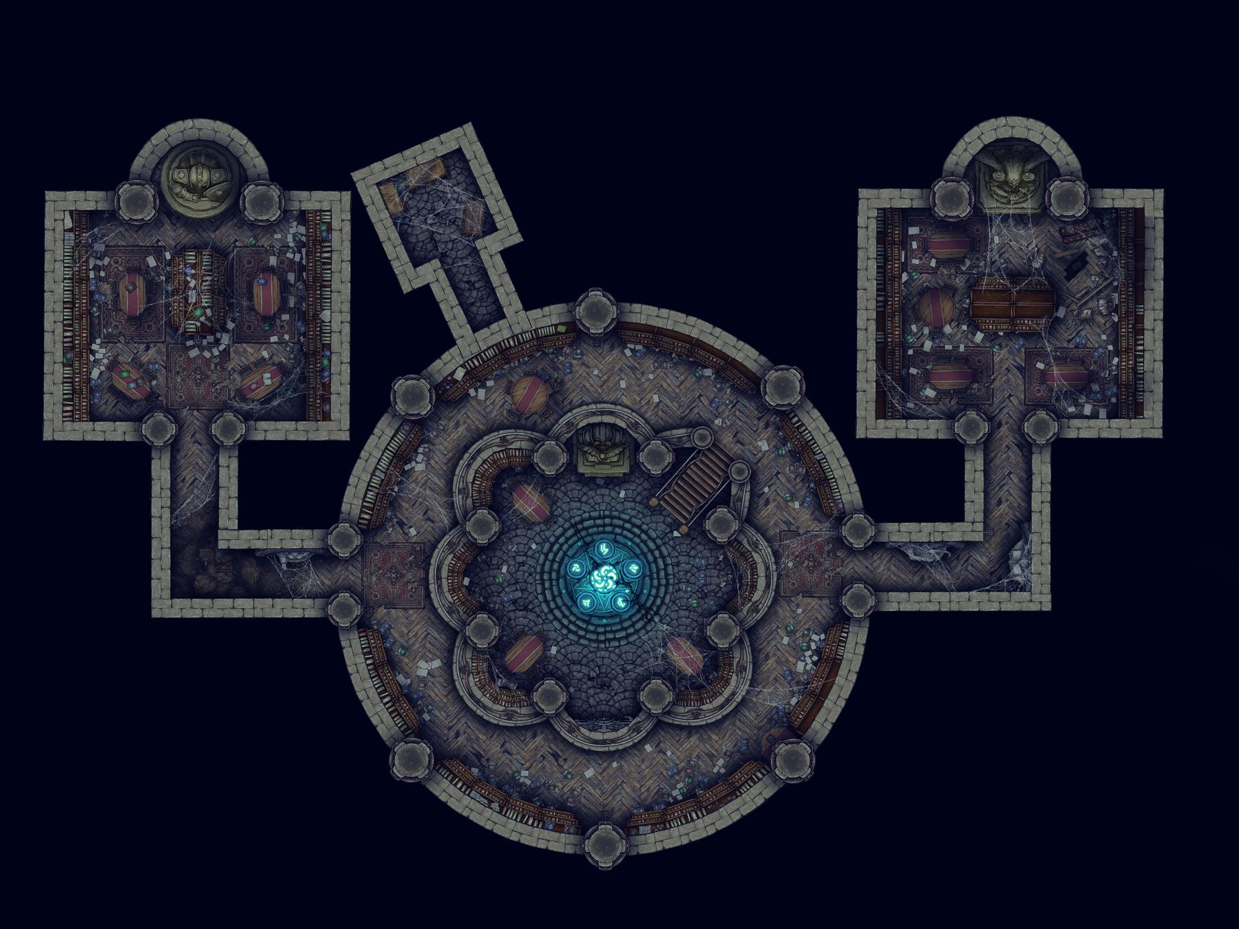 Abandoned Dwarvern Library | Inkarnate - Create Fantasy Maps Online