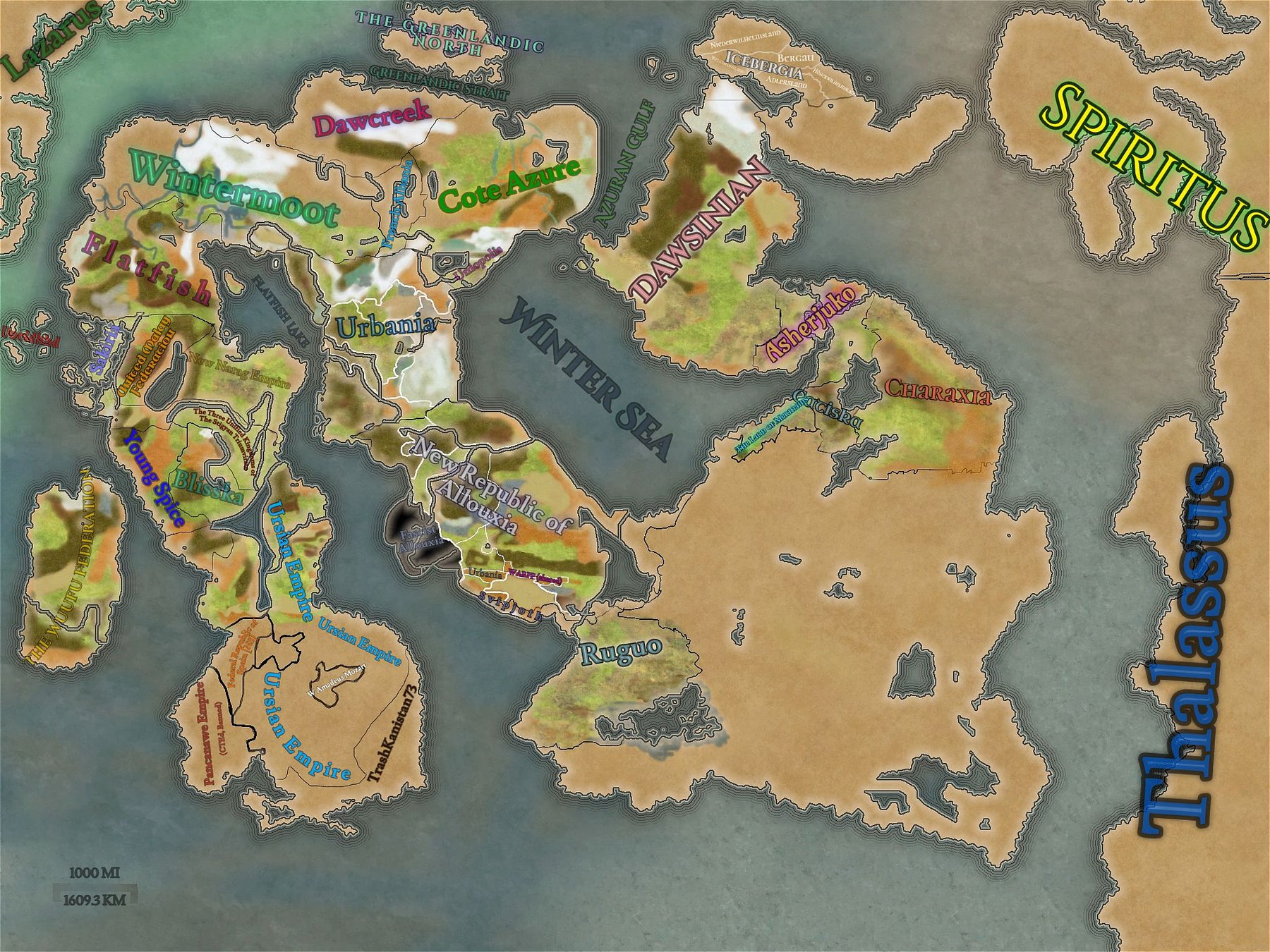 Map of Wintreath (unofficial) | Inkarnate - Create Fantasy Maps Online