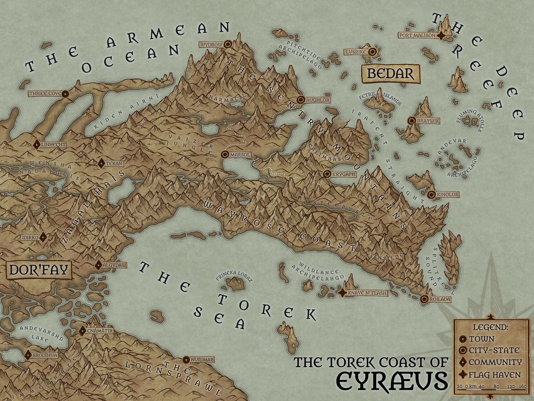 THE TOREK SEA | Inkarnate - Create Fantasy Maps Online