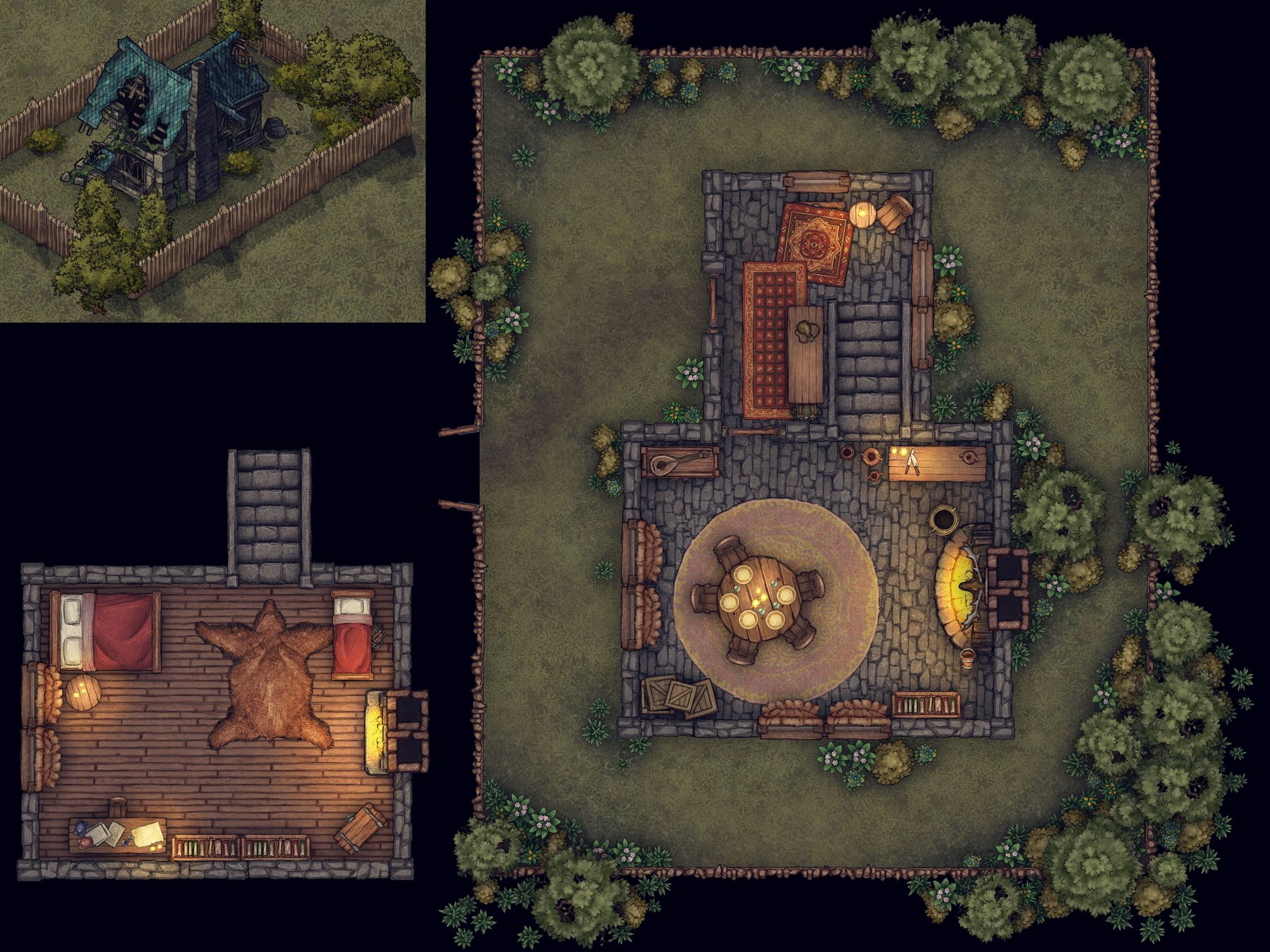 Zombie Attack (Undamaged) | Inkarnate - Create Fantasy Maps Online