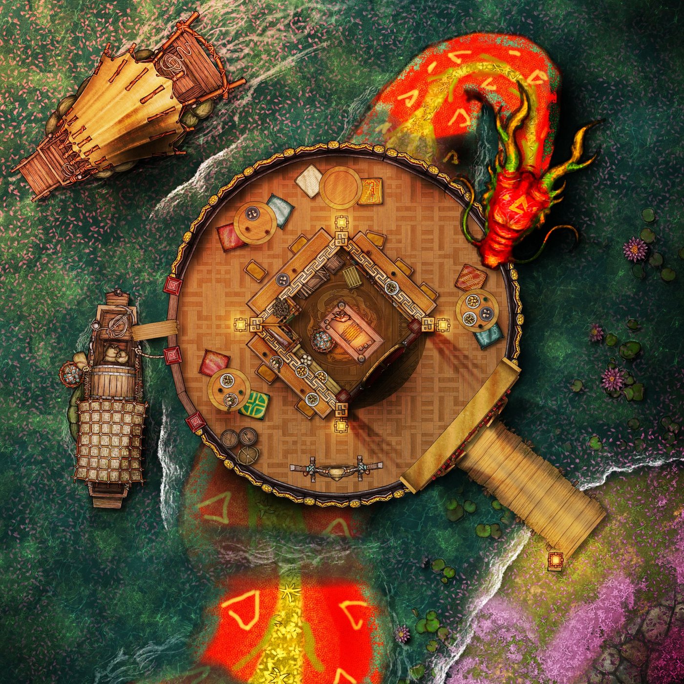 Dragon Tea Shop | Inkarnate - Create Fantasy Maps Online