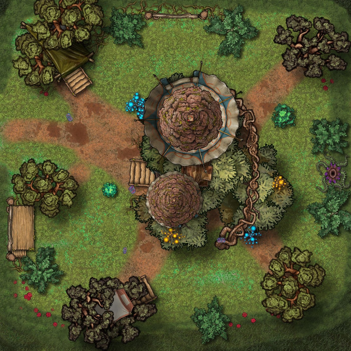 elf compound | Inkarnate - Create Fantasy Maps Online