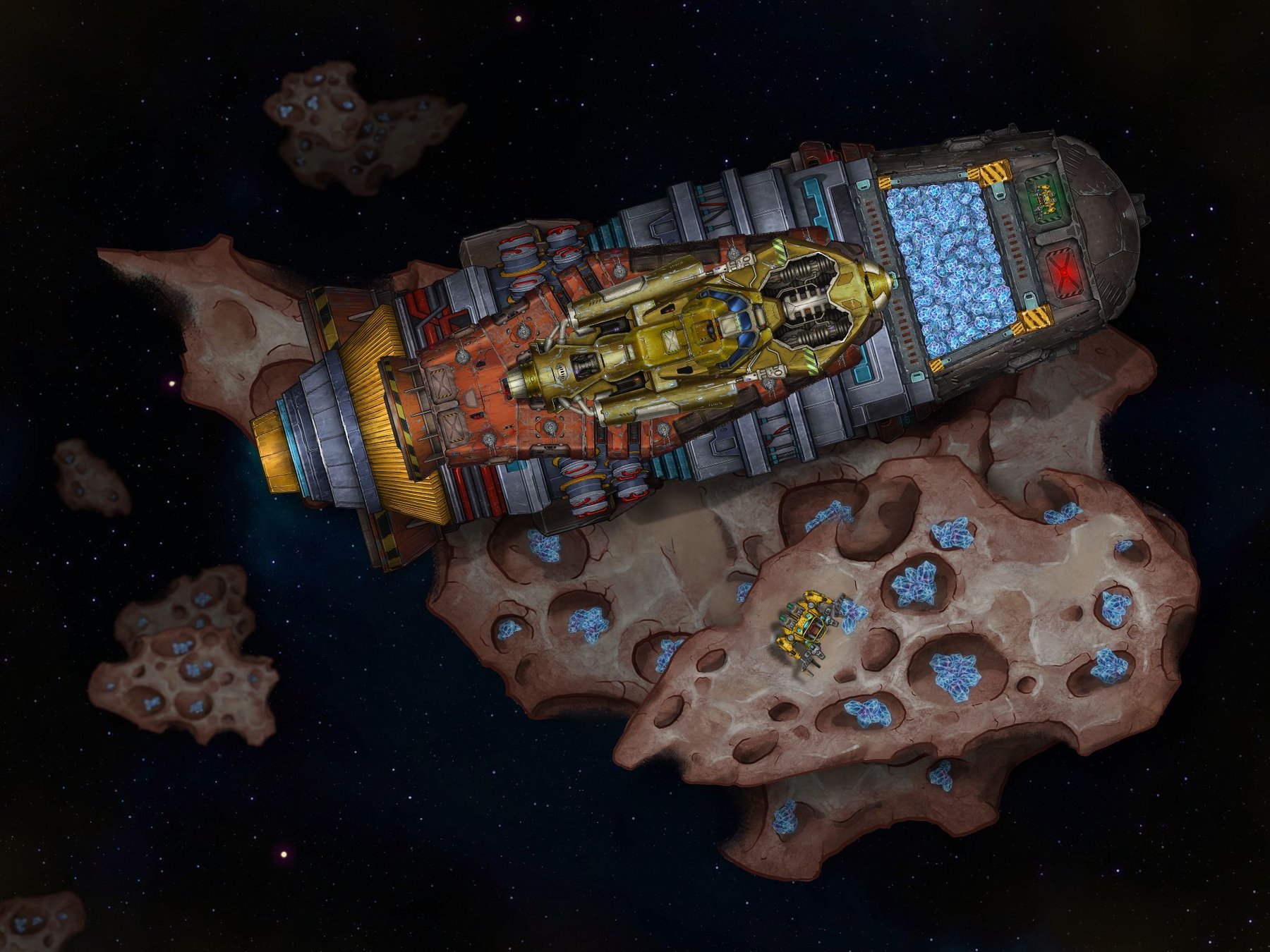 C.S.S. Cargo SpaceShip ROCK JUMPER | Inkarnate - Create Fantasy Maps Online