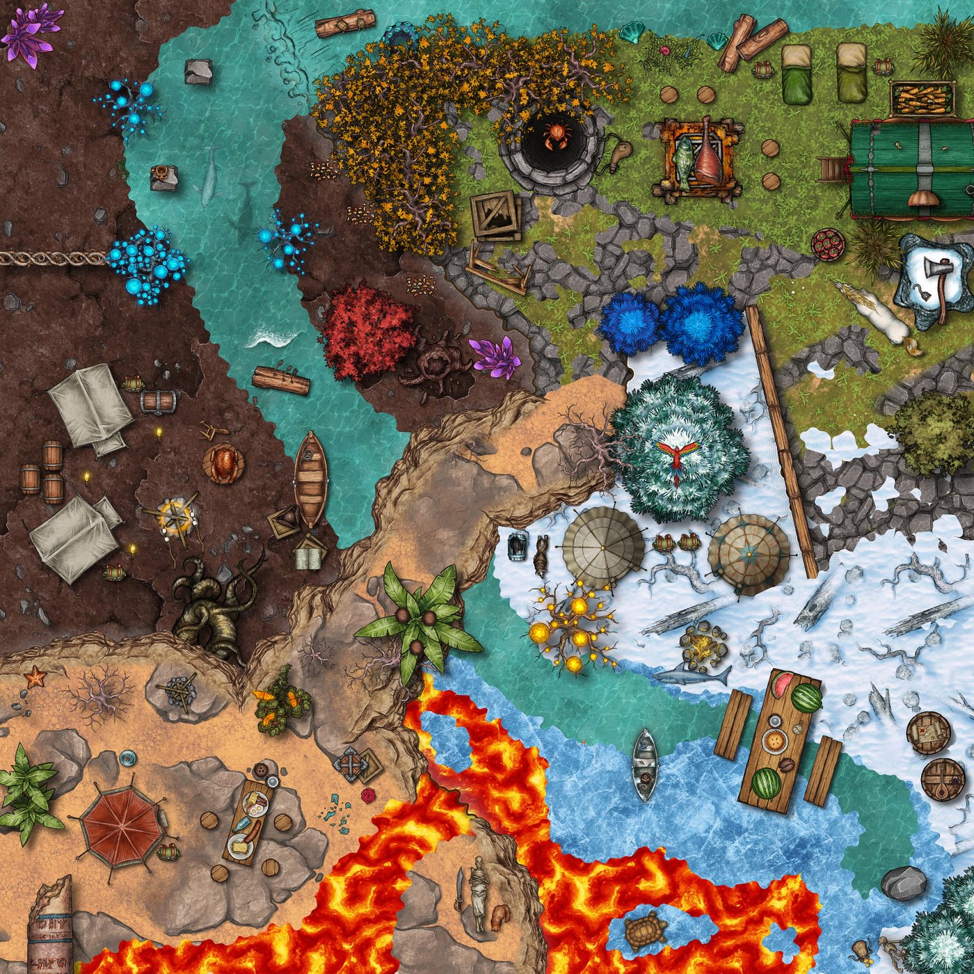 ELEMENTAL CHAOS PLANE CAMP FOR CHAOTIC PLAYERS | Inkarnate - Create ...