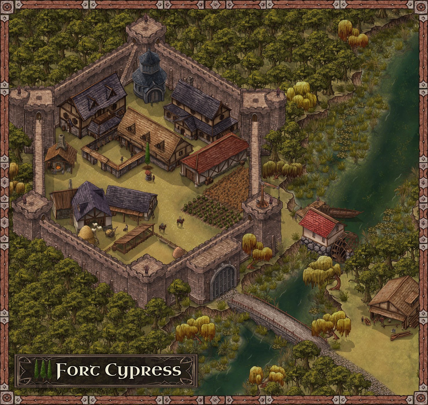 Fort Cypress | Inkarnate - Create Fantasy Maps Online