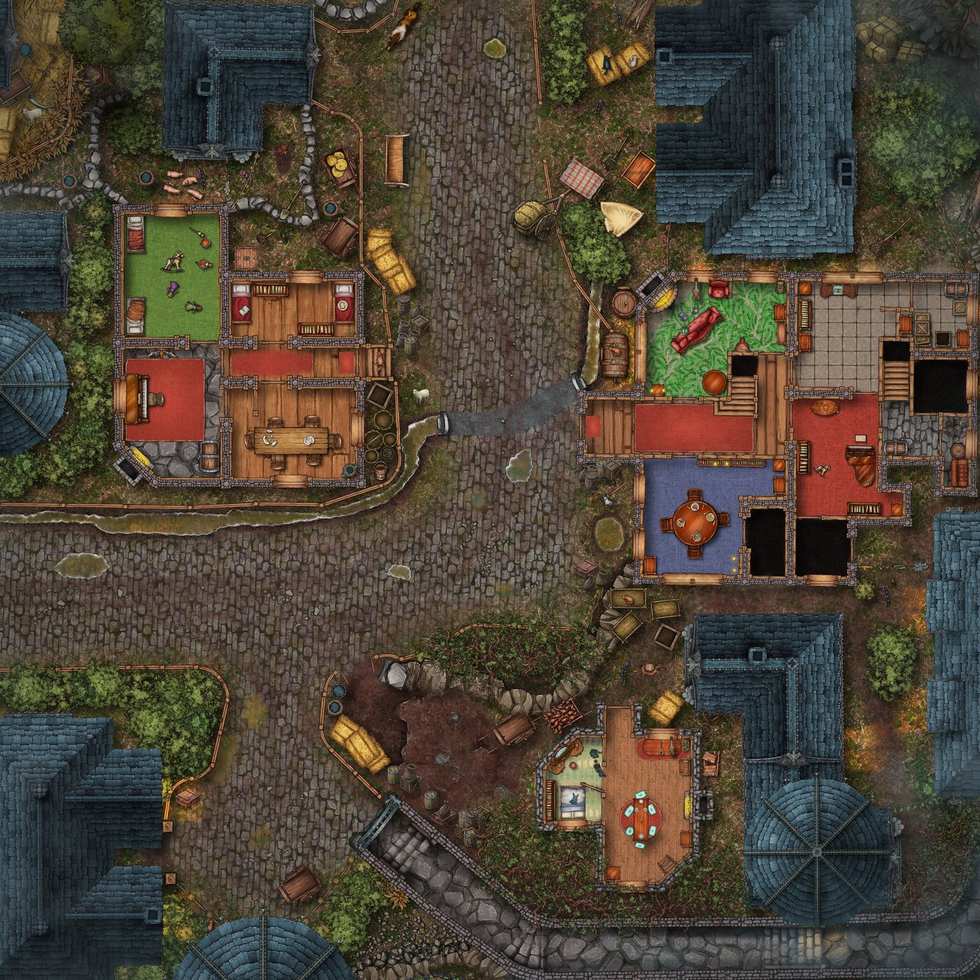 City no fire | Inkarnate - Create Fantasy Maps Online