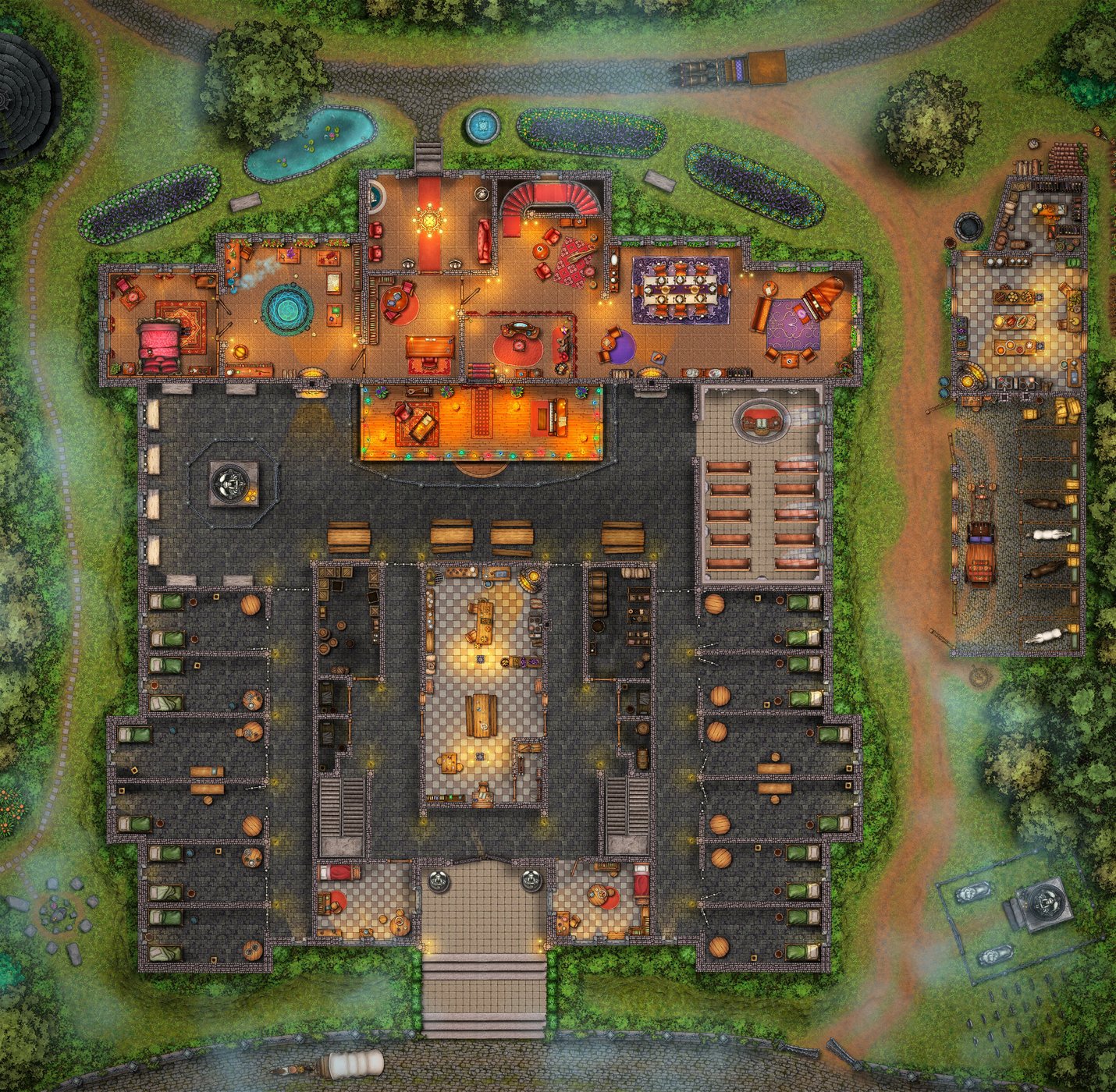 Captive Audience | Inkarnate - Create Fantasy Maps Online