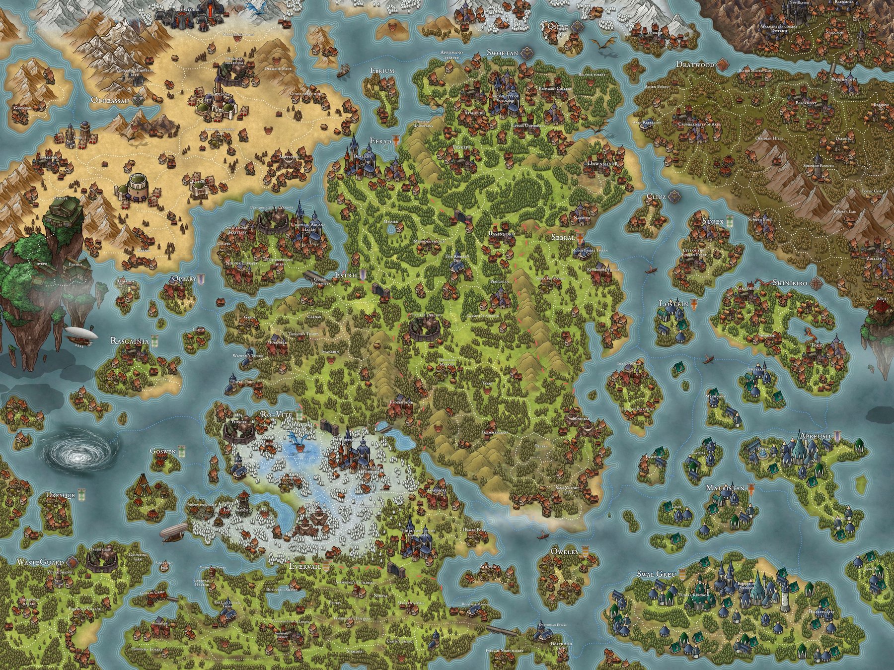Ashon Isles | Inkarnate - Create Fantasy Maps Online
