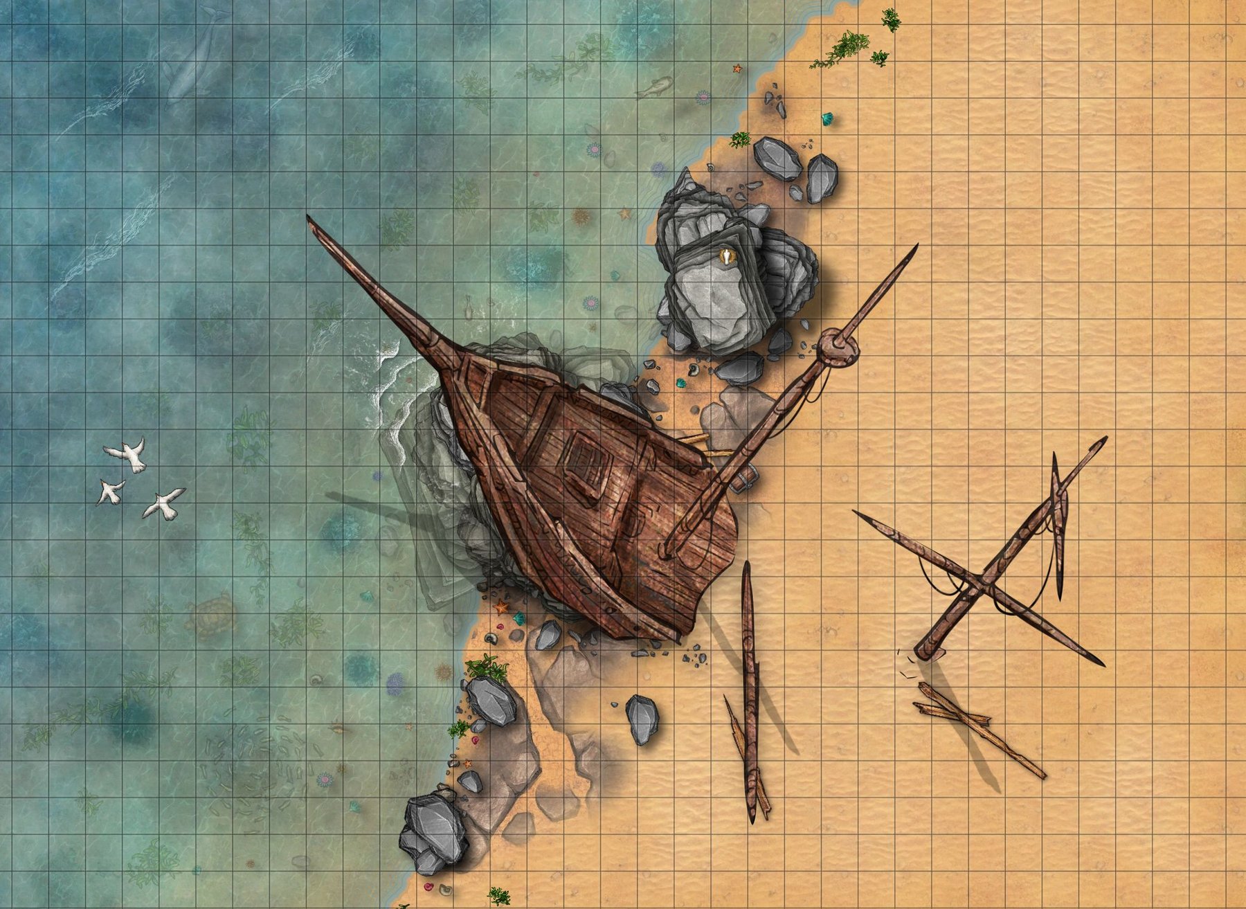 Shipwreck | Inkarnate - Create Fantasy Maps Online