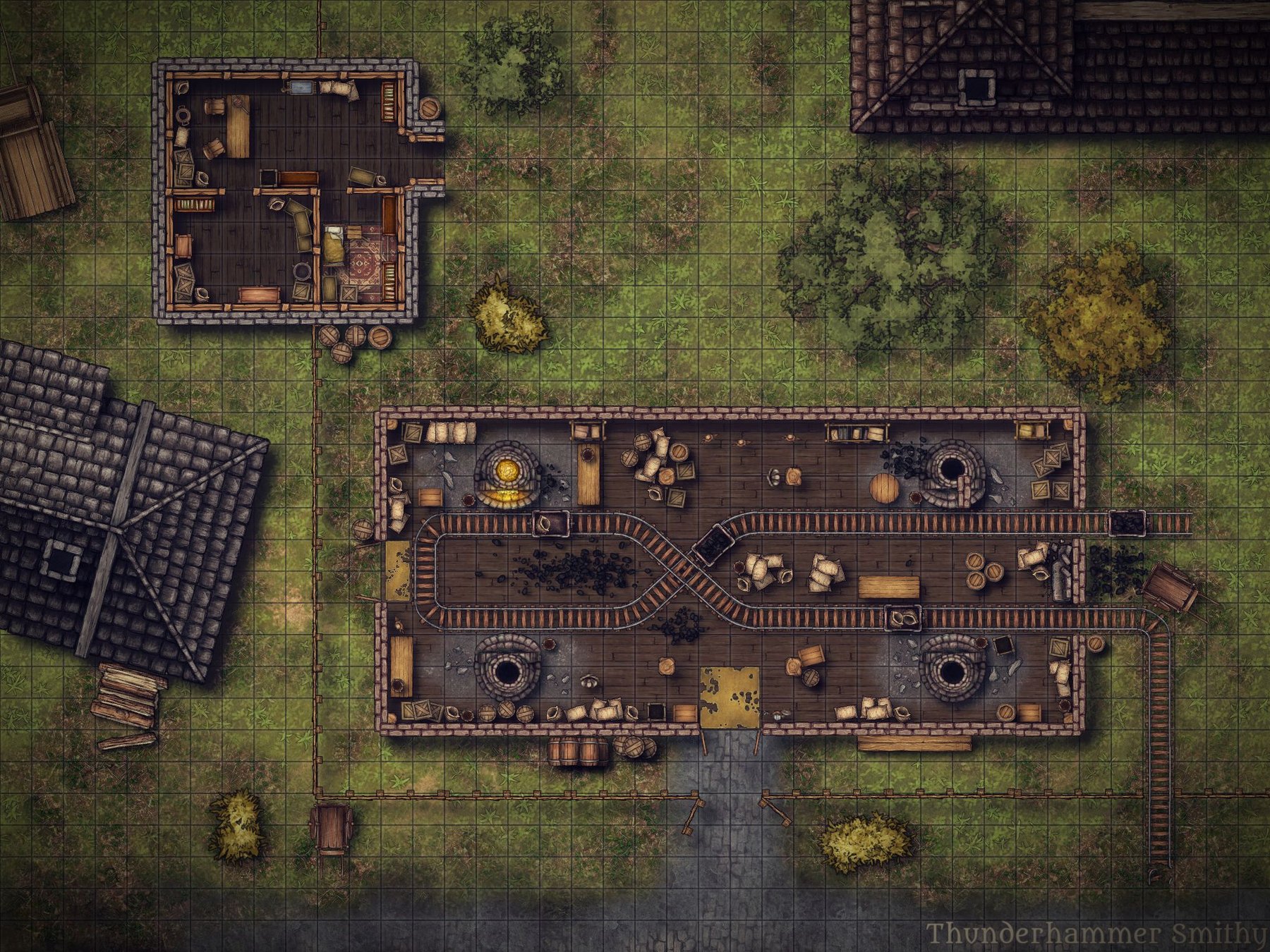 Thunderhammer Smithy | Inkarnate - Create Fantasy Maps Online