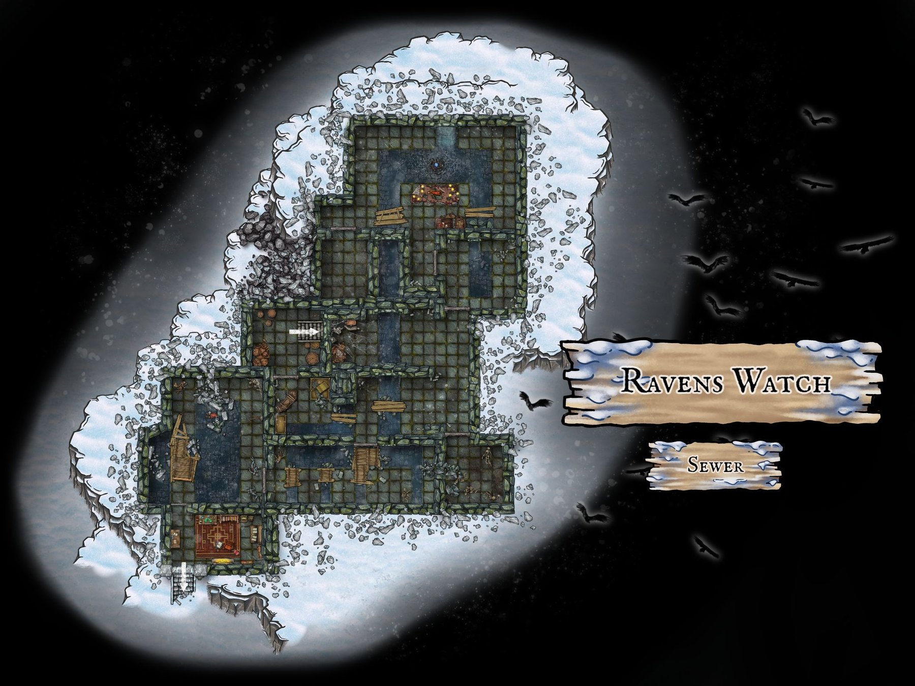 Ravens Rest Ruins Sewer | Inkarnate - Create Fantasy Maps Online