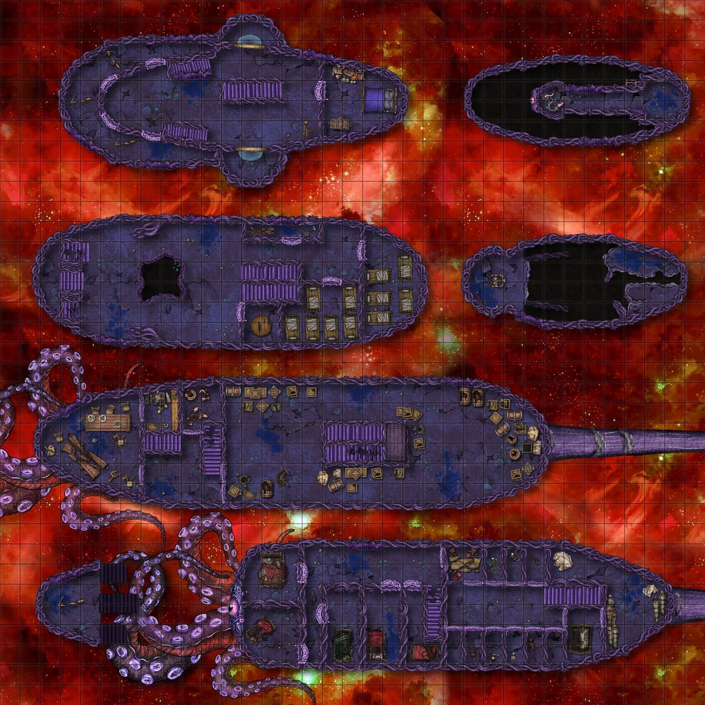 Nautiloid derelect | Inkarnate - Create Fantasy Maps Online