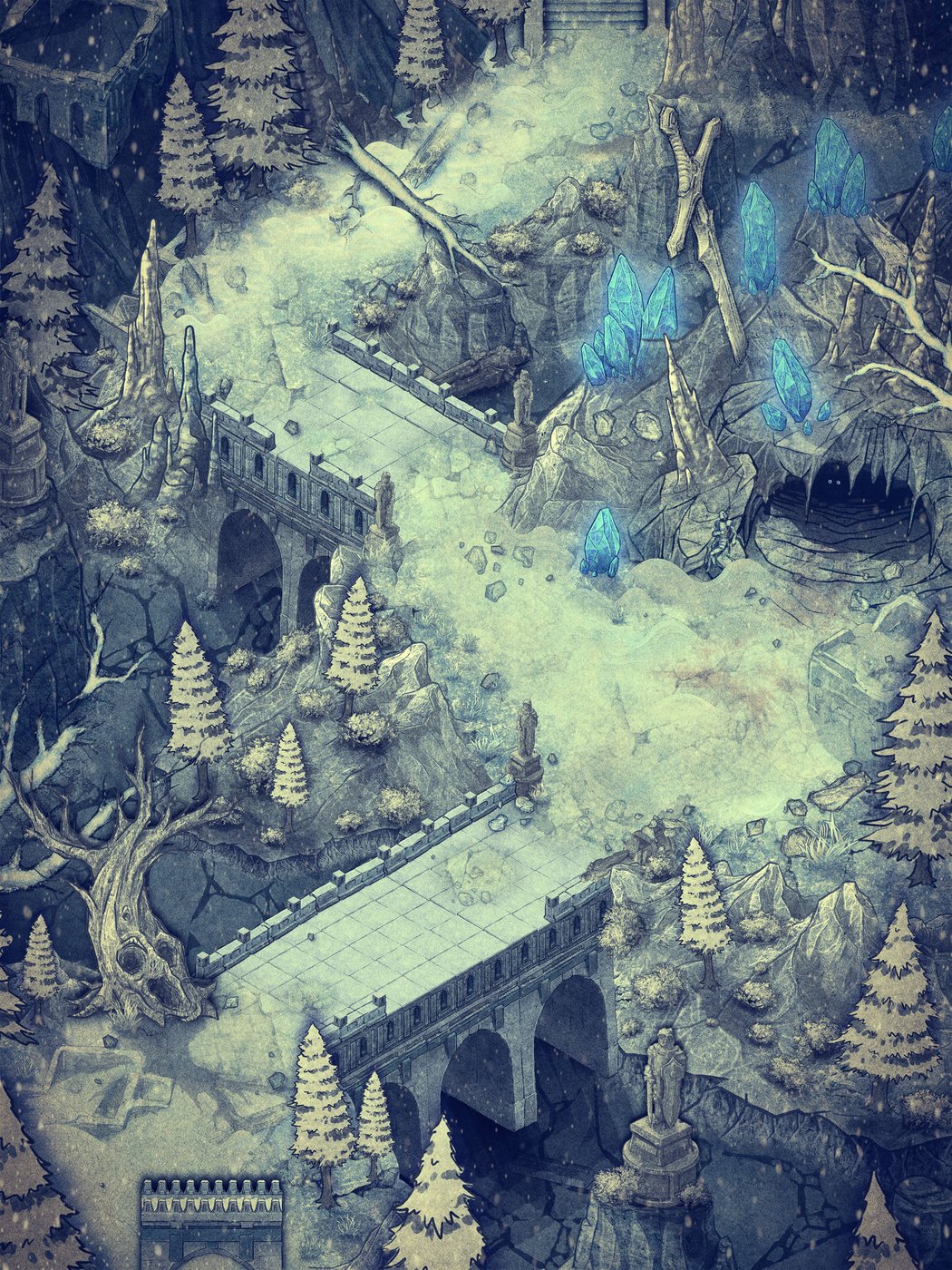 The Winter Road | Inkarnate - Create Fantasy Maps Online