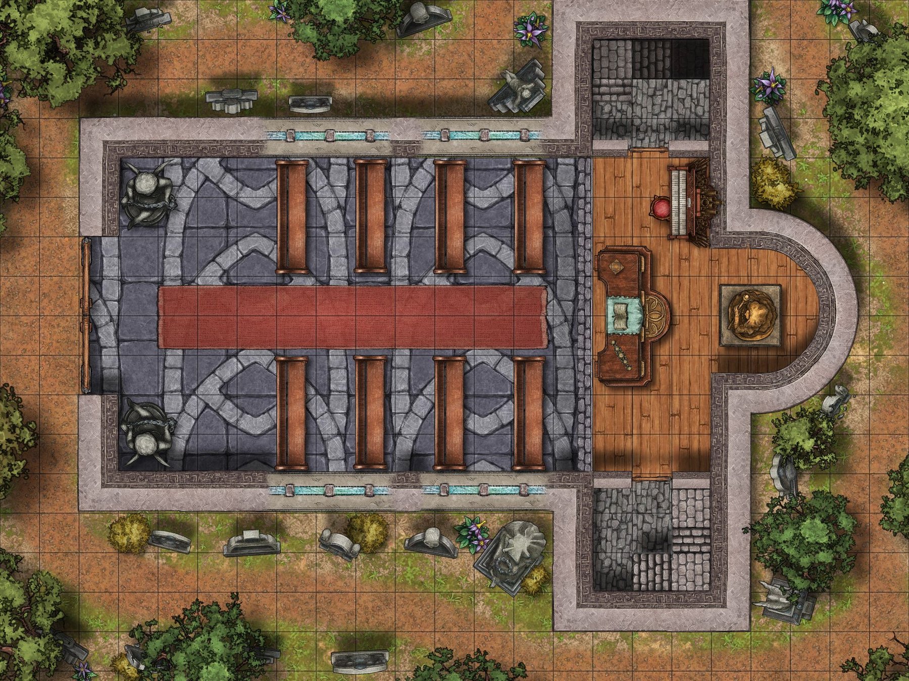 Small town church | Inkarnate - Create Fantasy Maps Online