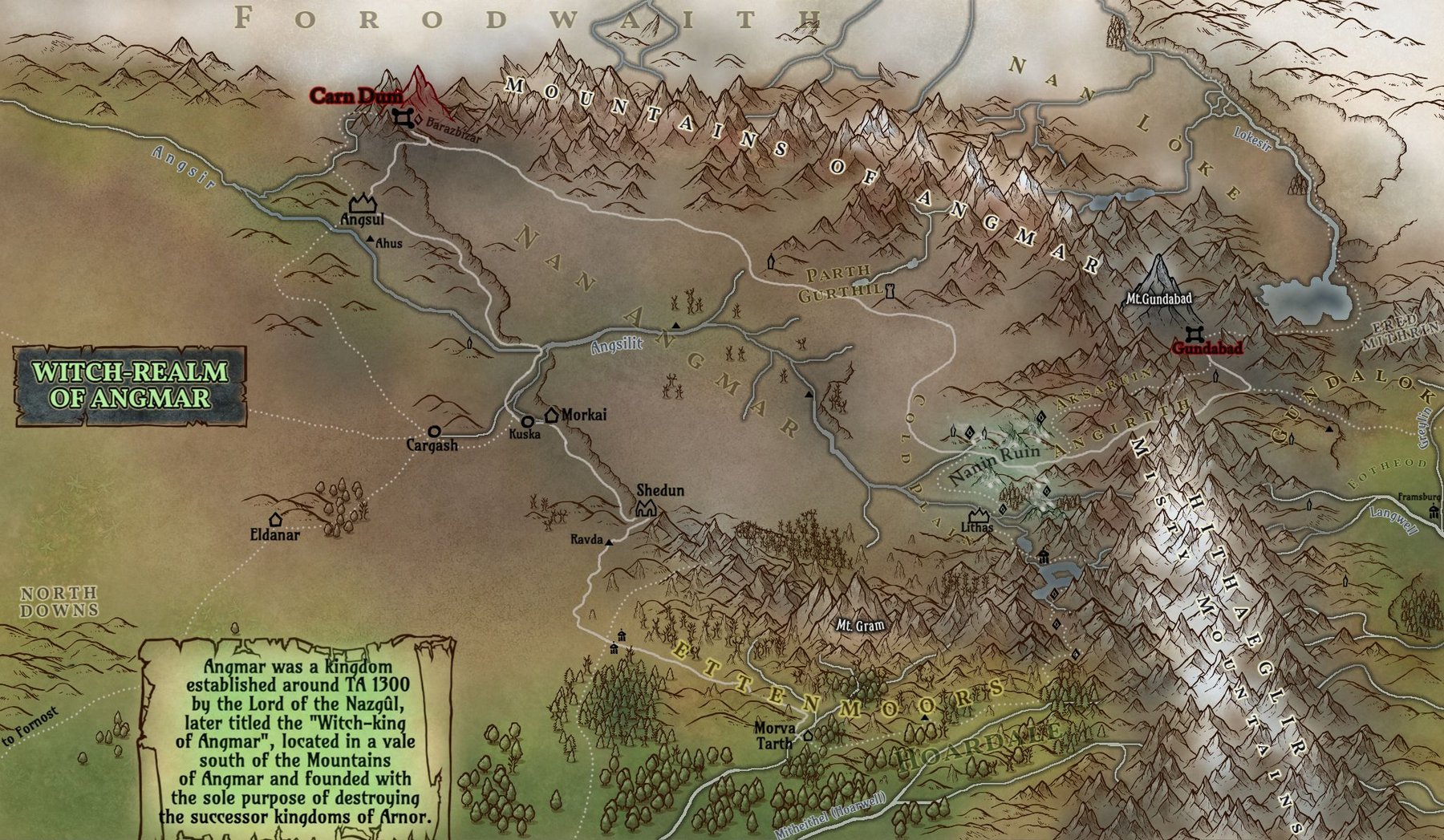 Angmar | Inkarnate - Create Fantasy Maps Online
