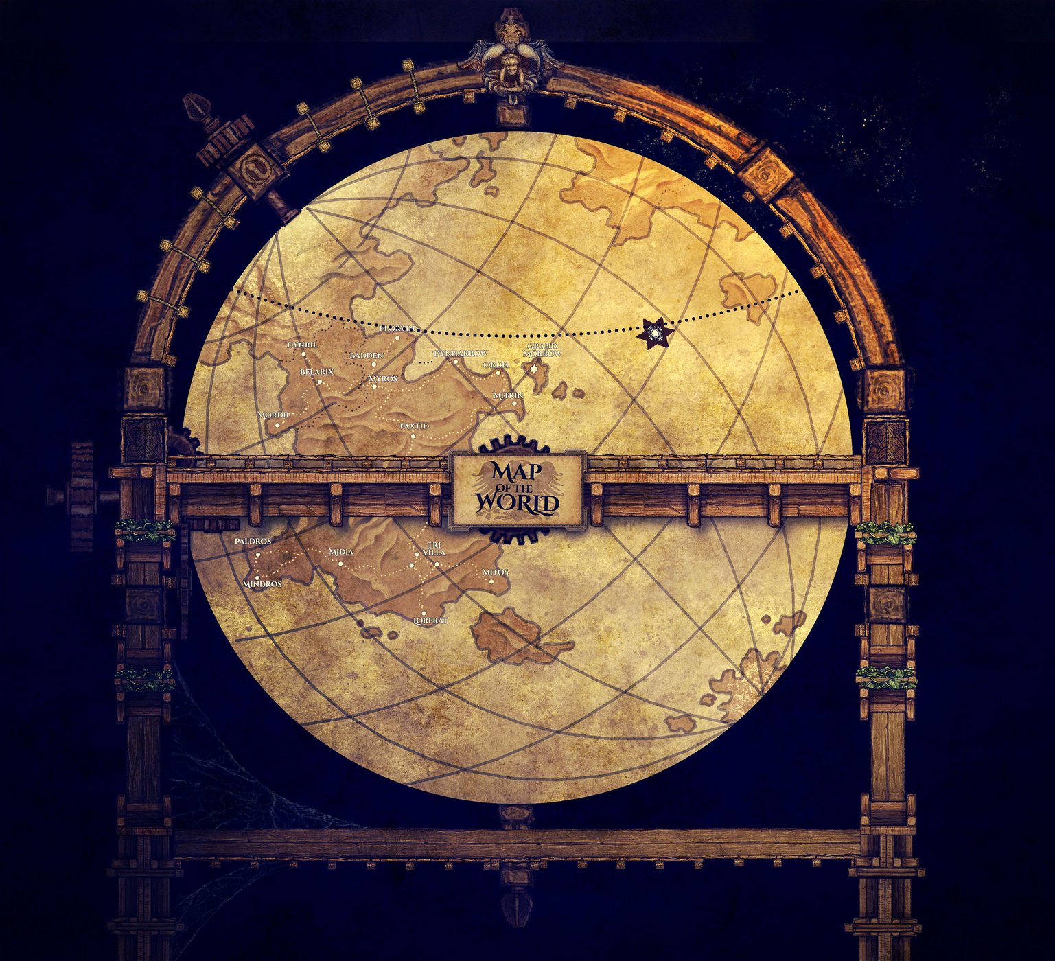 Globe Map | Inkarnate - Create Fantasy Maps Online