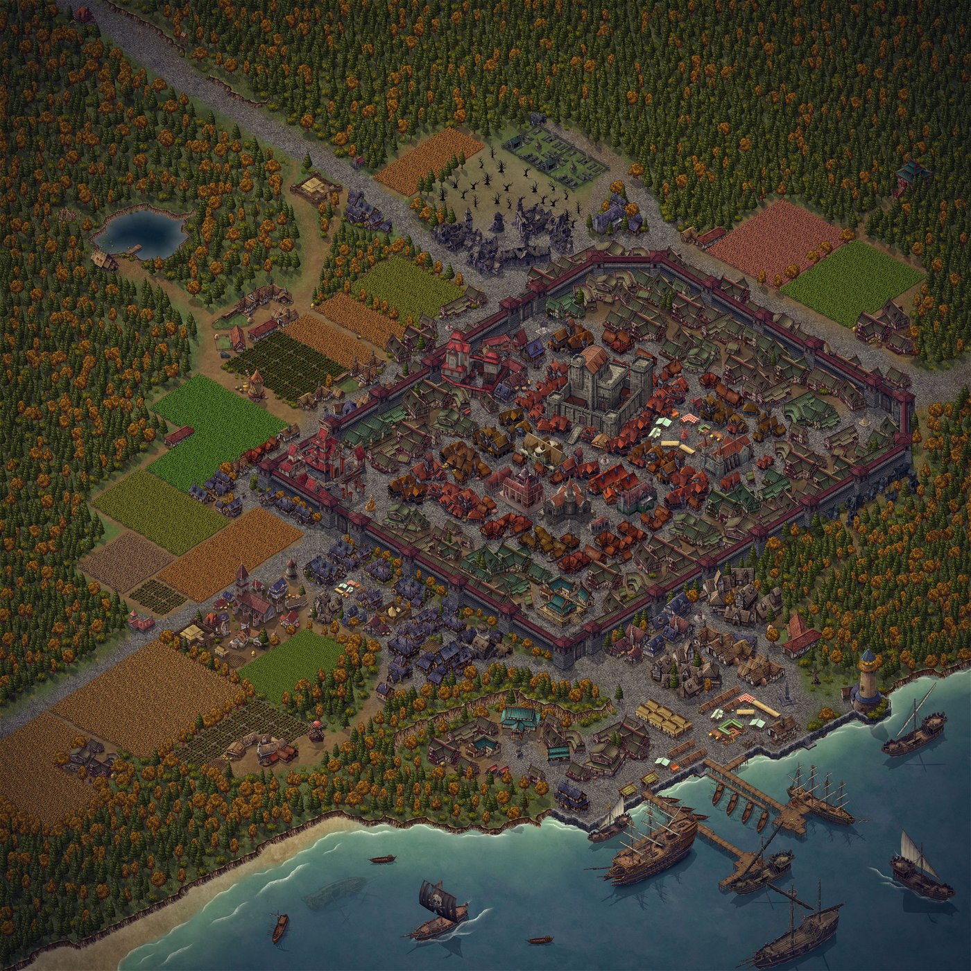 The Eastern Colony | Inkarnate - Create Fantasy Maps Online