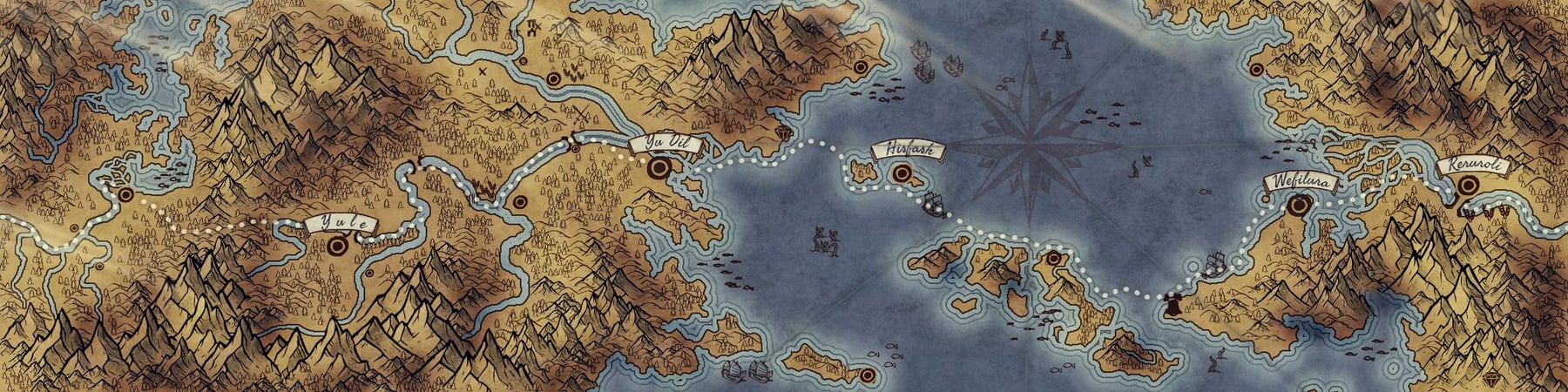 Path of Five Jewels | Inkarnate - Create Fantasy Maps Online