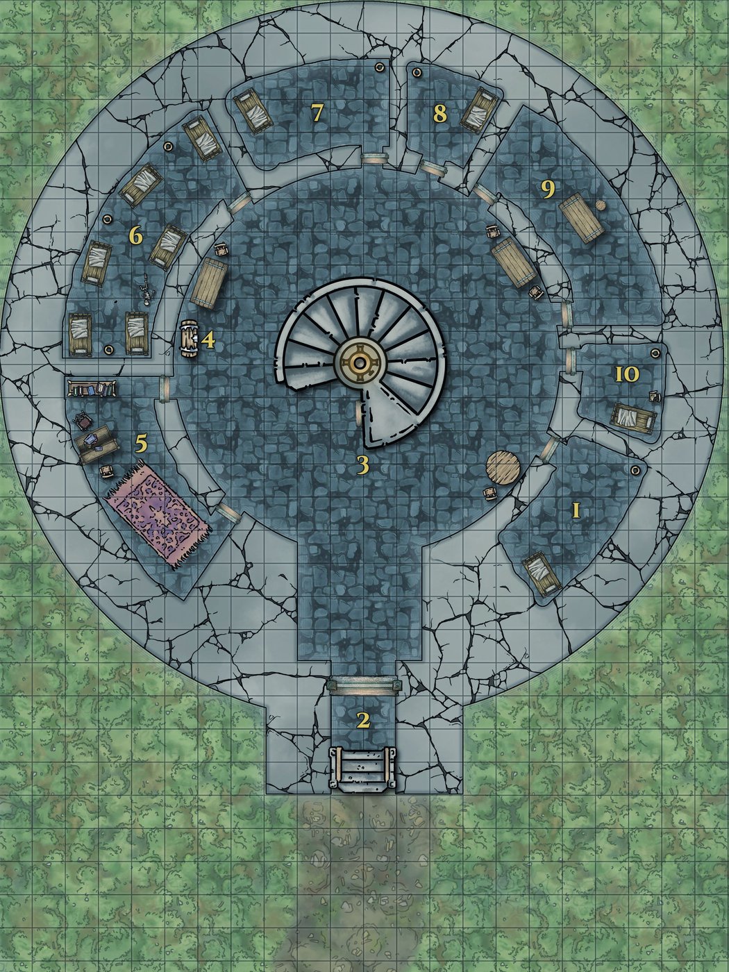 Lighthouse Prison | Inkarnate - Create Fantasy Maps Online